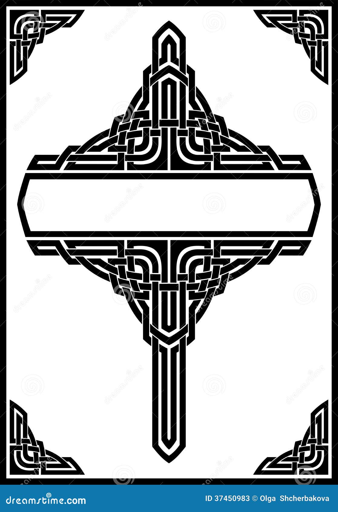 Gothic frame stock vector. Illustration of gothic, abstract - 37450983