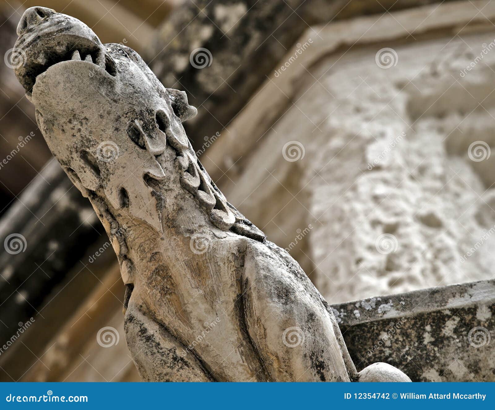 Gothic Gargoyle stock photo. Image of town, city, gargoyle - 12354742