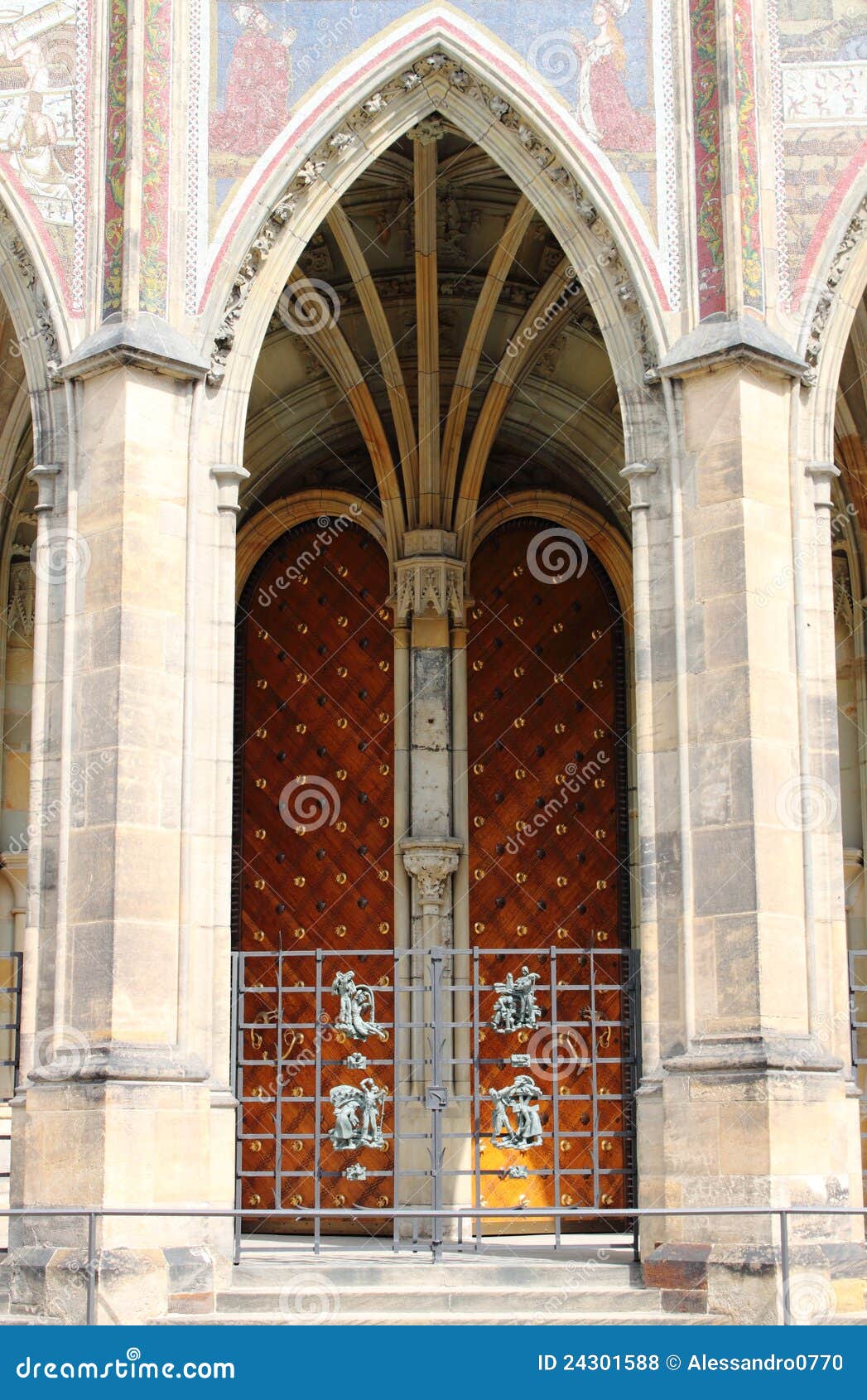 Neo-Gothic Gate Royalty-Free Stock Photo | CartoonDealer.com #155144739