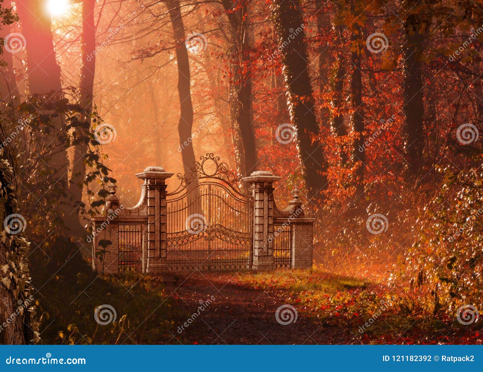 Neo-Gothic Gate Royalty-Free Stock Photo | CartoonDealer.com #155144739
