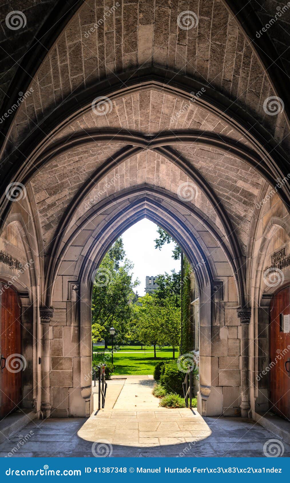 Gothic Gate stock photo. Image of facade, chicago, illinois - 41387348