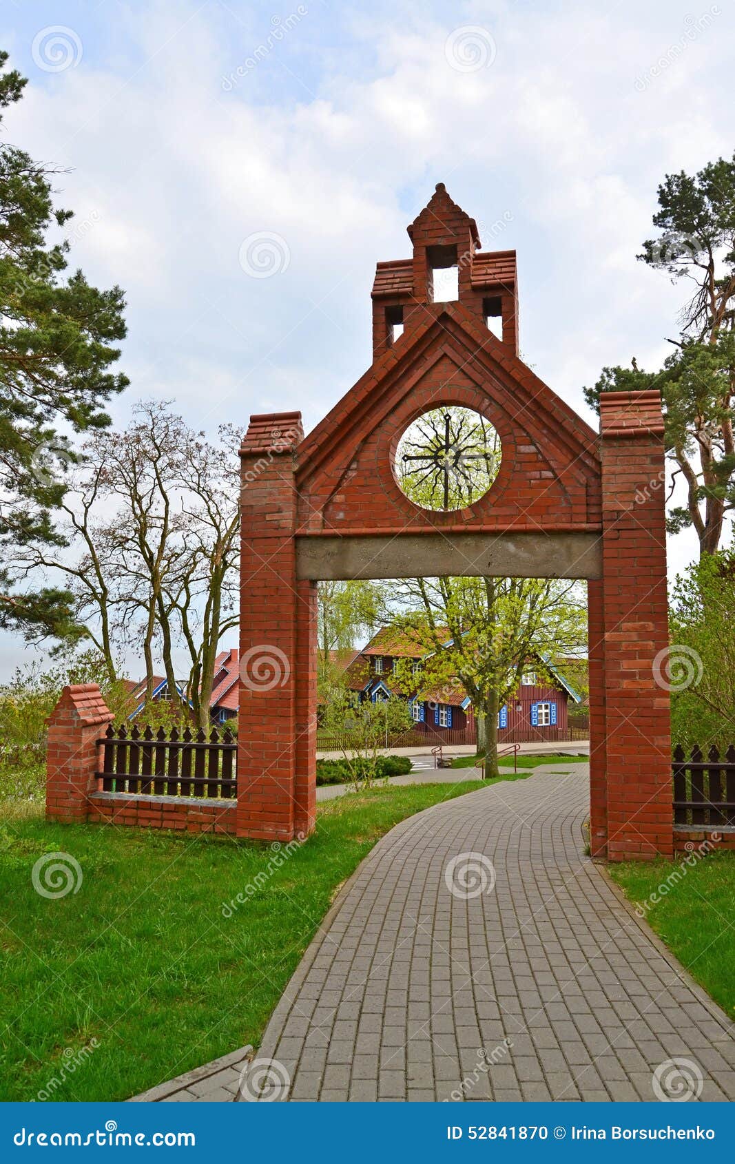 Neo-Gothic Gate Royalty-Free Stock Photo | CartoonDealer.com #155144739