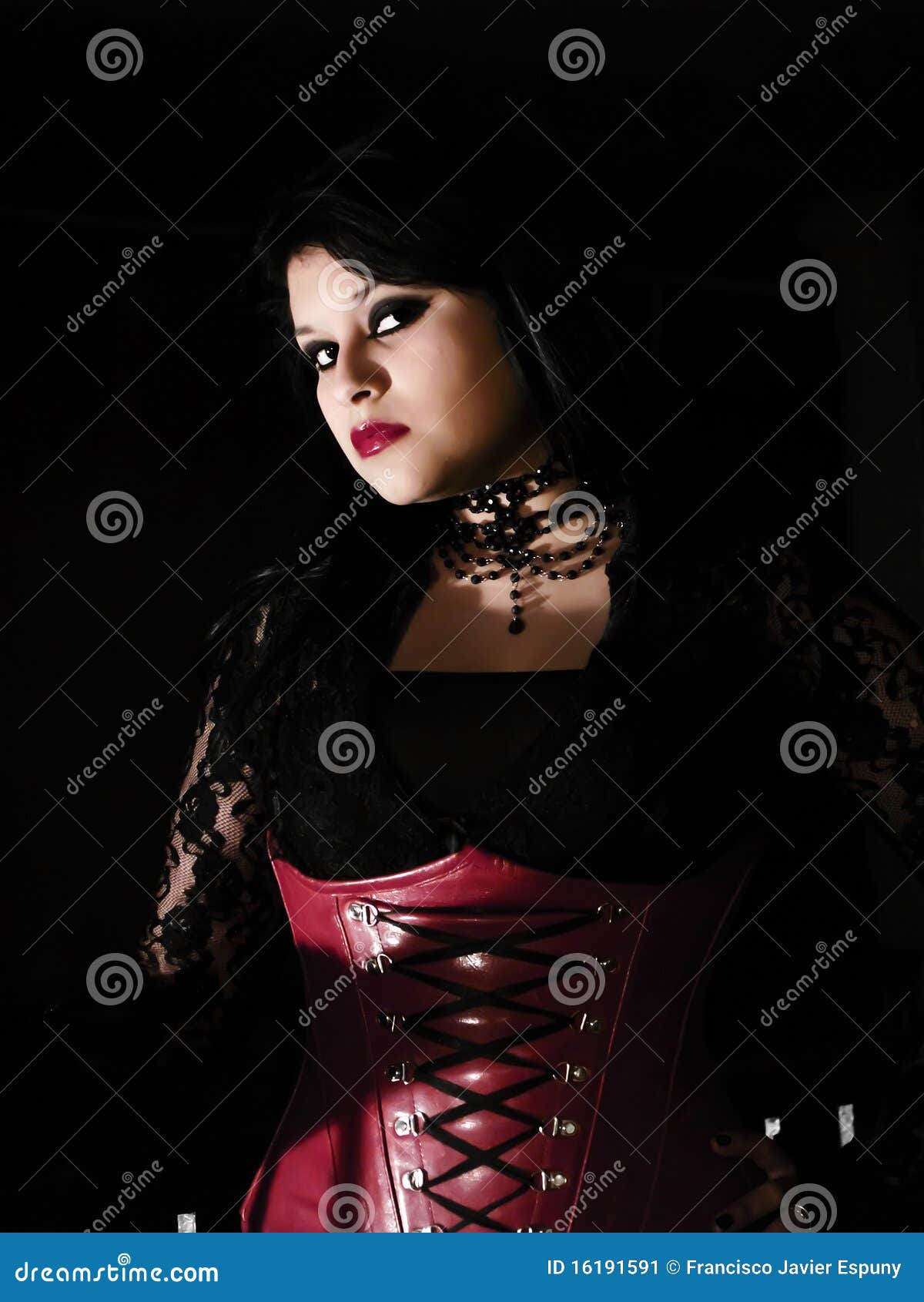 Gothic girl stock image. Image of hipanic, beautiful - 16191591