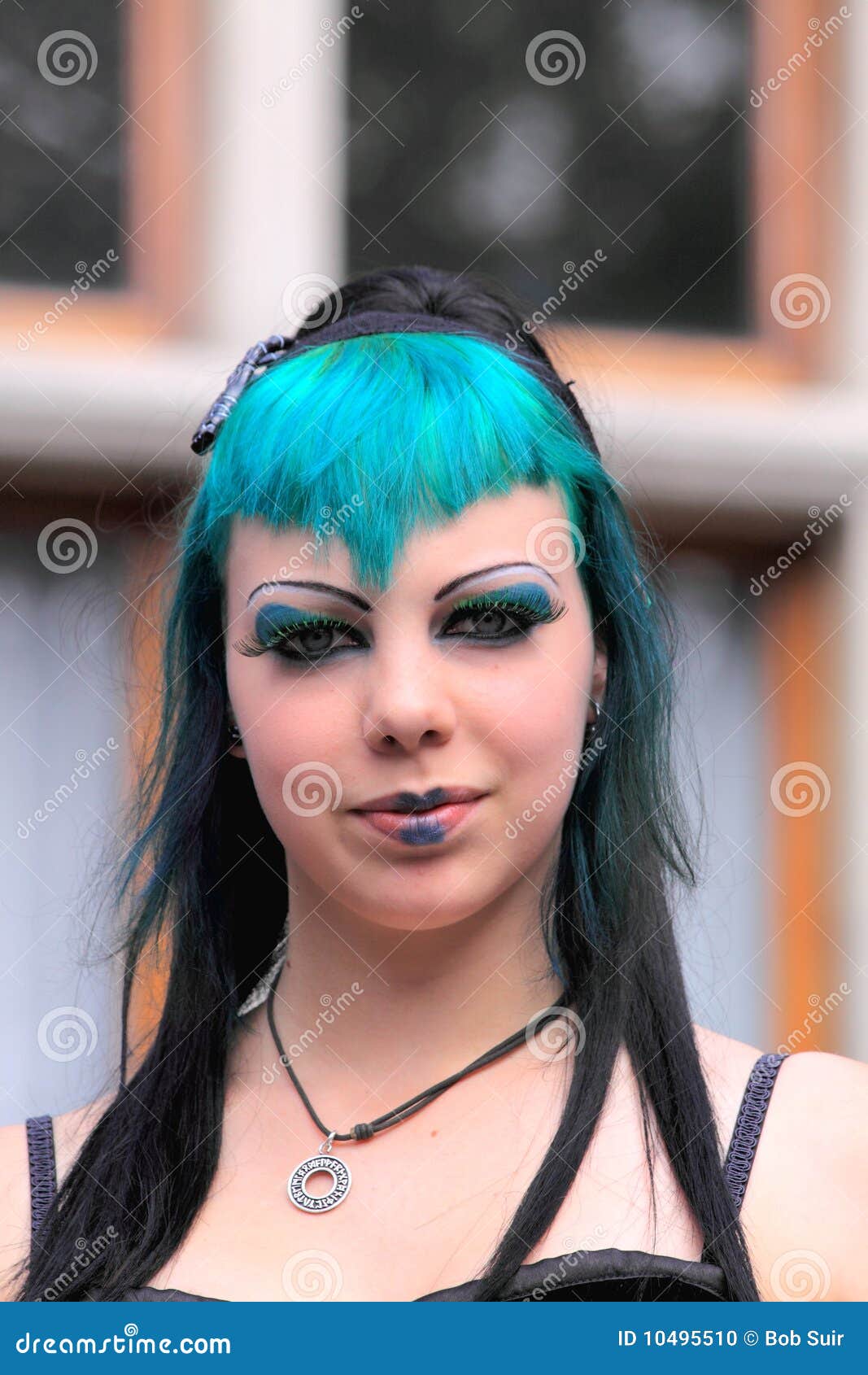 Gothic girl portrait stock photo. Image of goth, babe - 10495510