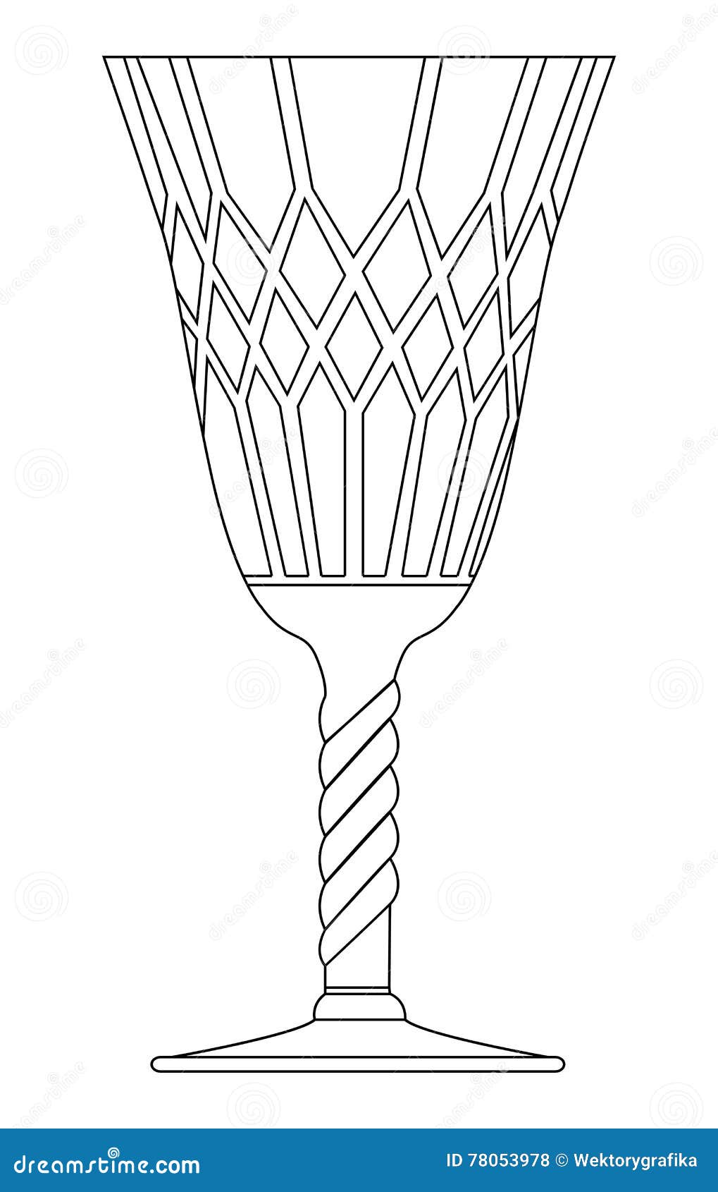 Gothic Goblet Vector Symbol Icon Design. Stock Vector - Illustration of ...