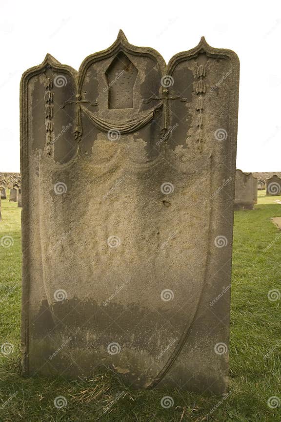Gothic Grave Stone at Whitby Stock Image - Image of grave, graves: 4700303