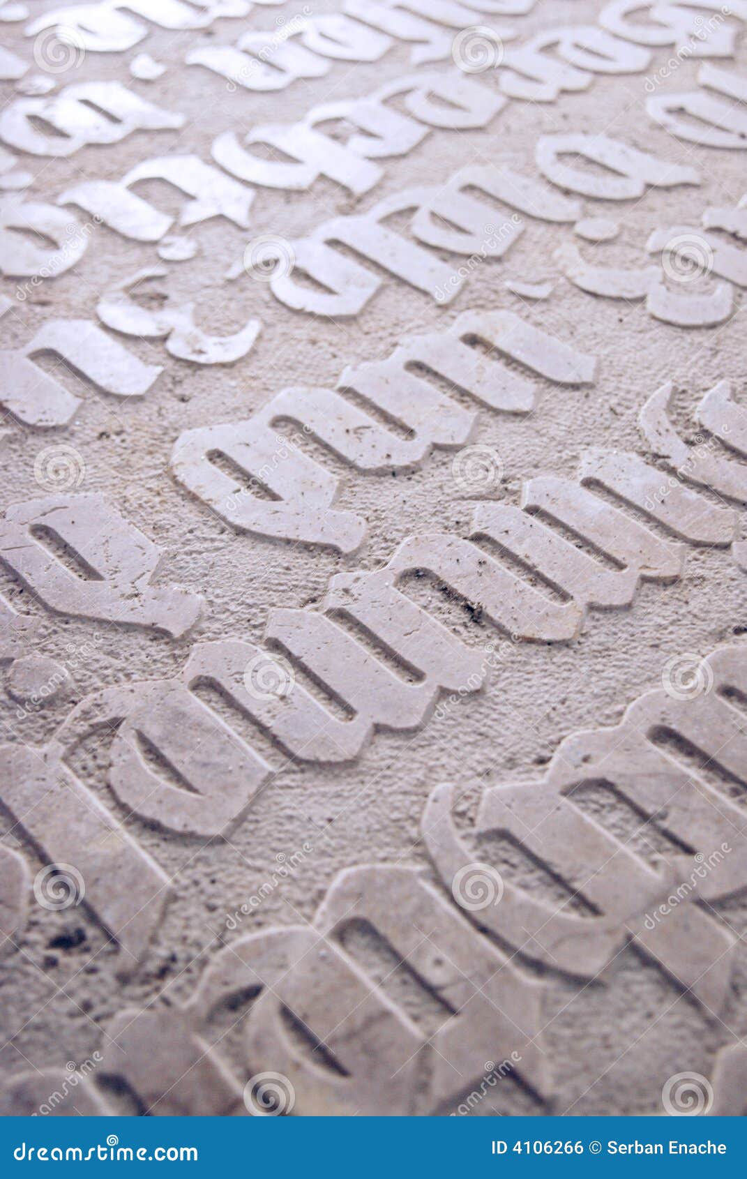 Gothic Inscriptions stock photo. Image of letter, history - 4106266