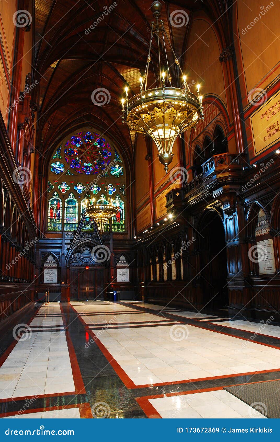 The Gothic Memorial Hall at Harvard University Editorial Stock Image ...