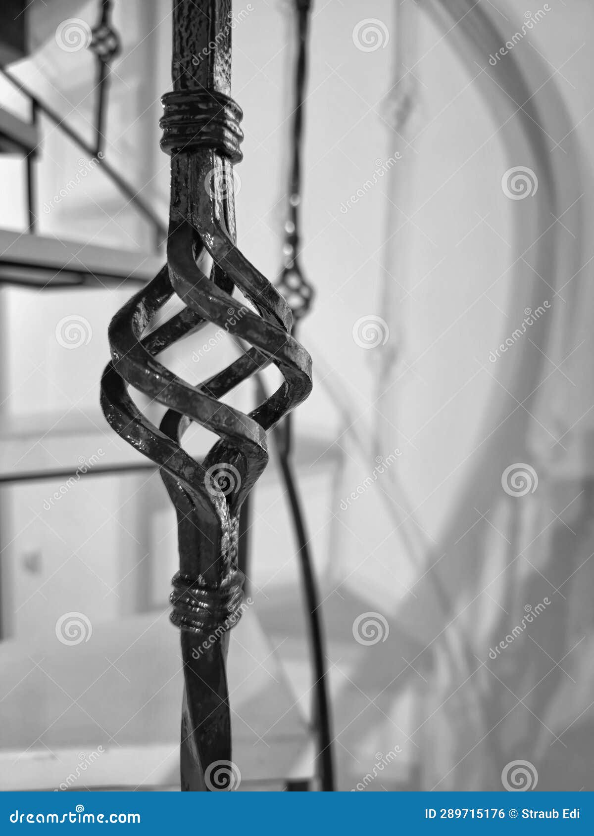 Gothic Iron Indoor Balusters Stock Photo - Image of balusters, gothic ...