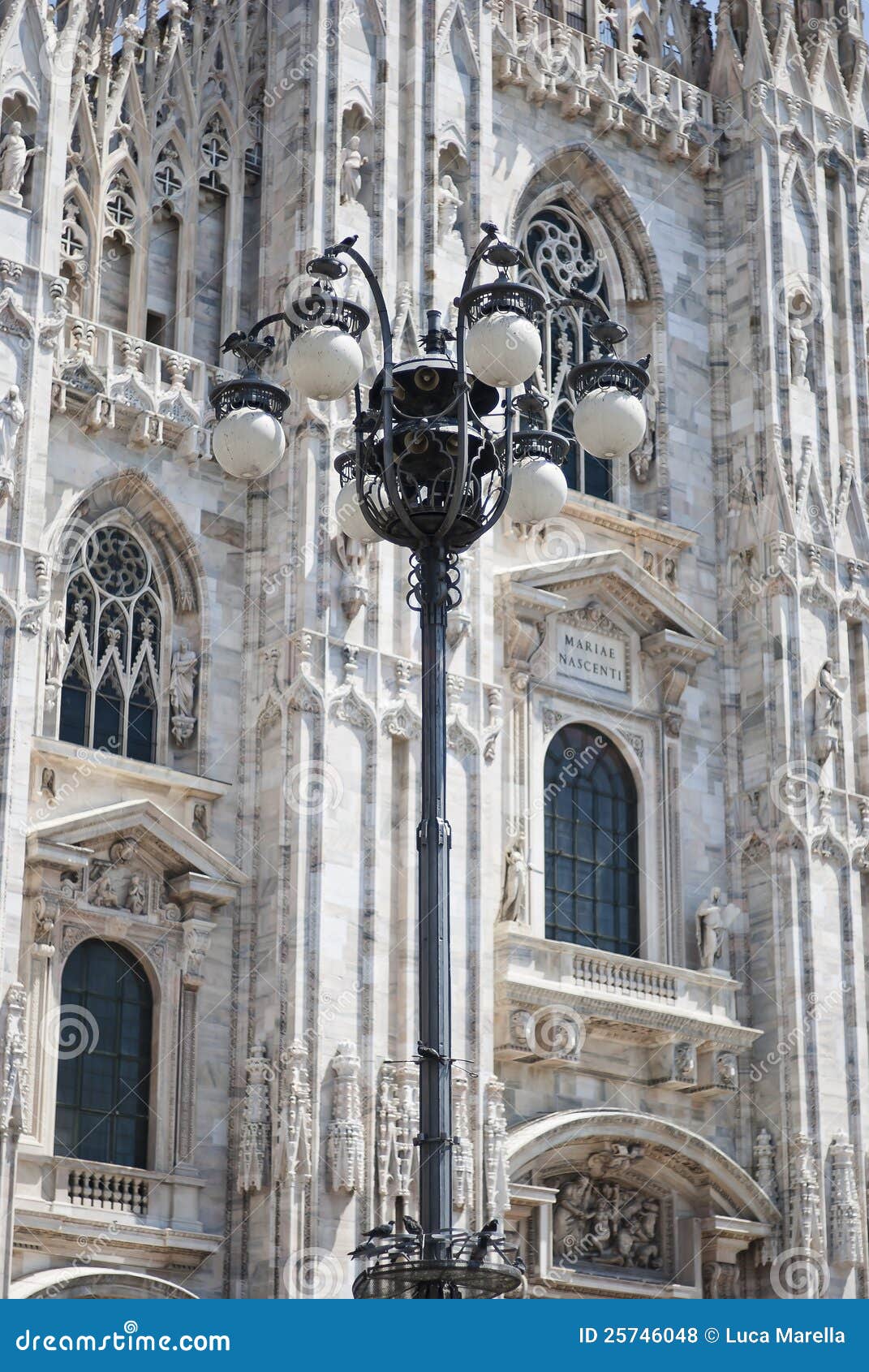 Gothic lamp post stock photo. Image of chapel, history - 25746048