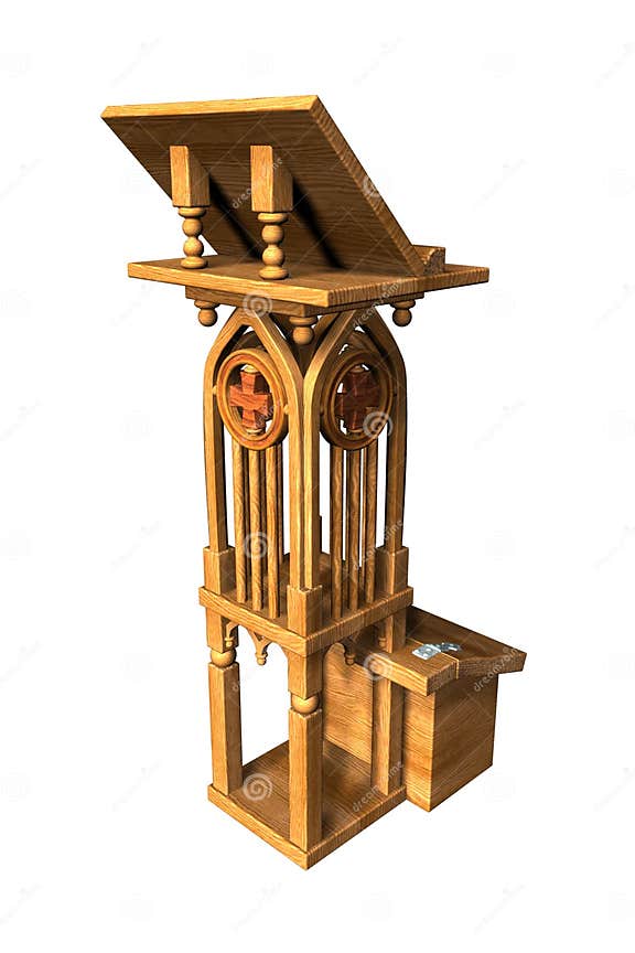 Gothic Lectern stock image. Image of cathedral, presentation - 1969441