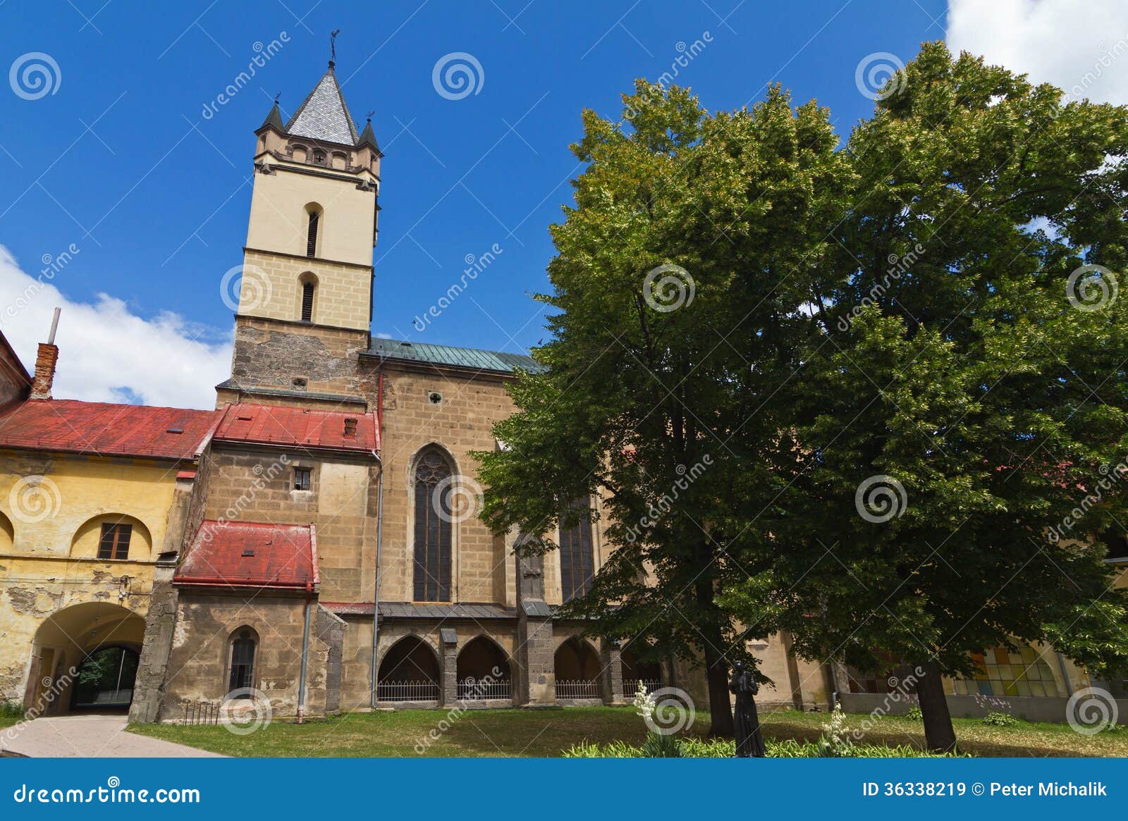 Gothic monastery stock image. Image of towers, tourism - 36338219