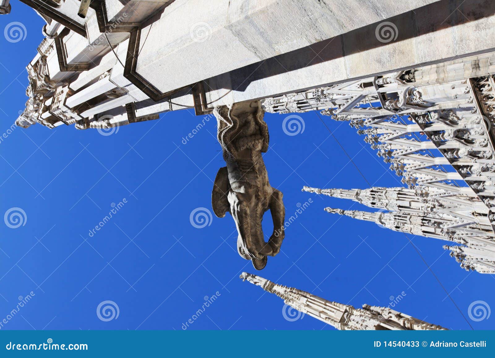 Gothic monster stock image. Image of architect, grey - 14540433