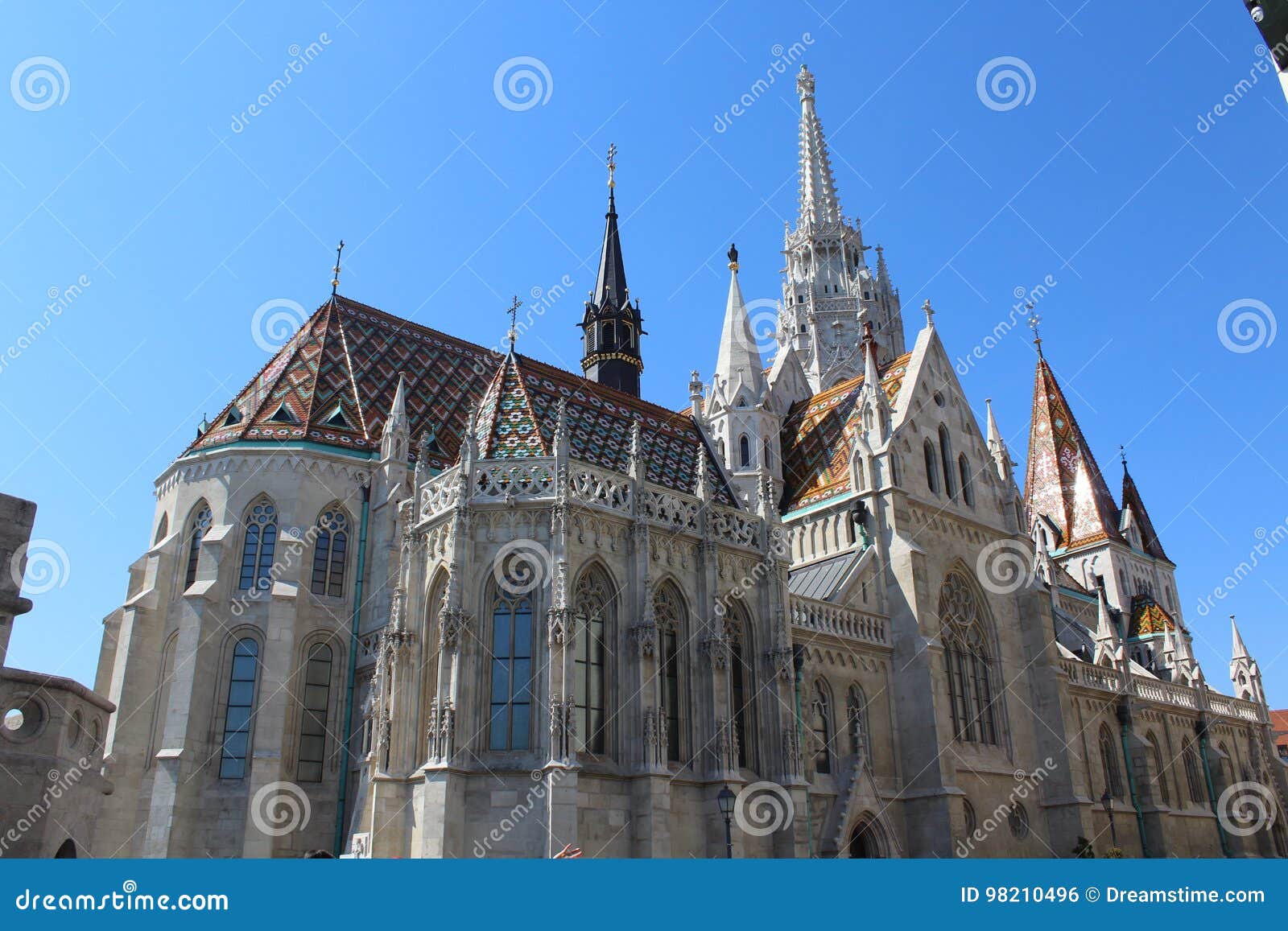 Gothic palace in Budapest editorial photo. Image of palace - 98210496