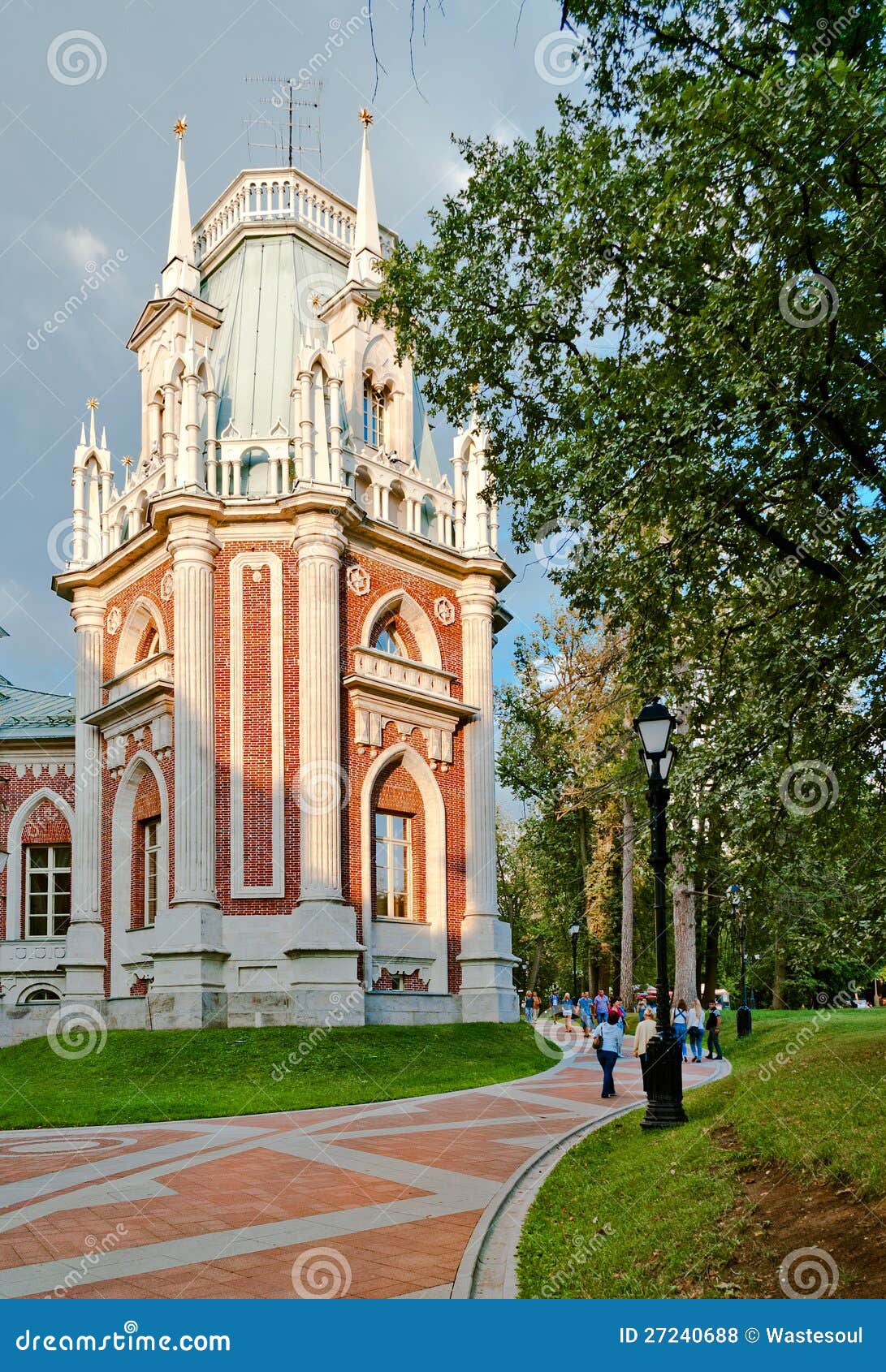 Gothic park in Russia stock photo. Image of history, architecture ...