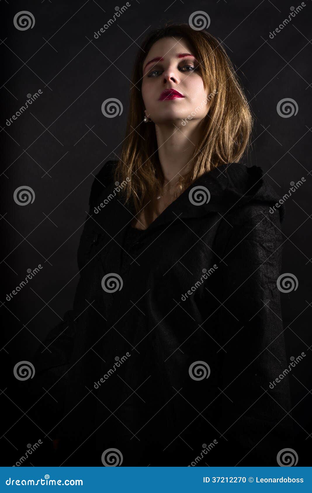Gothic priestess stock photo. Image of girl, beautiful - 37212270