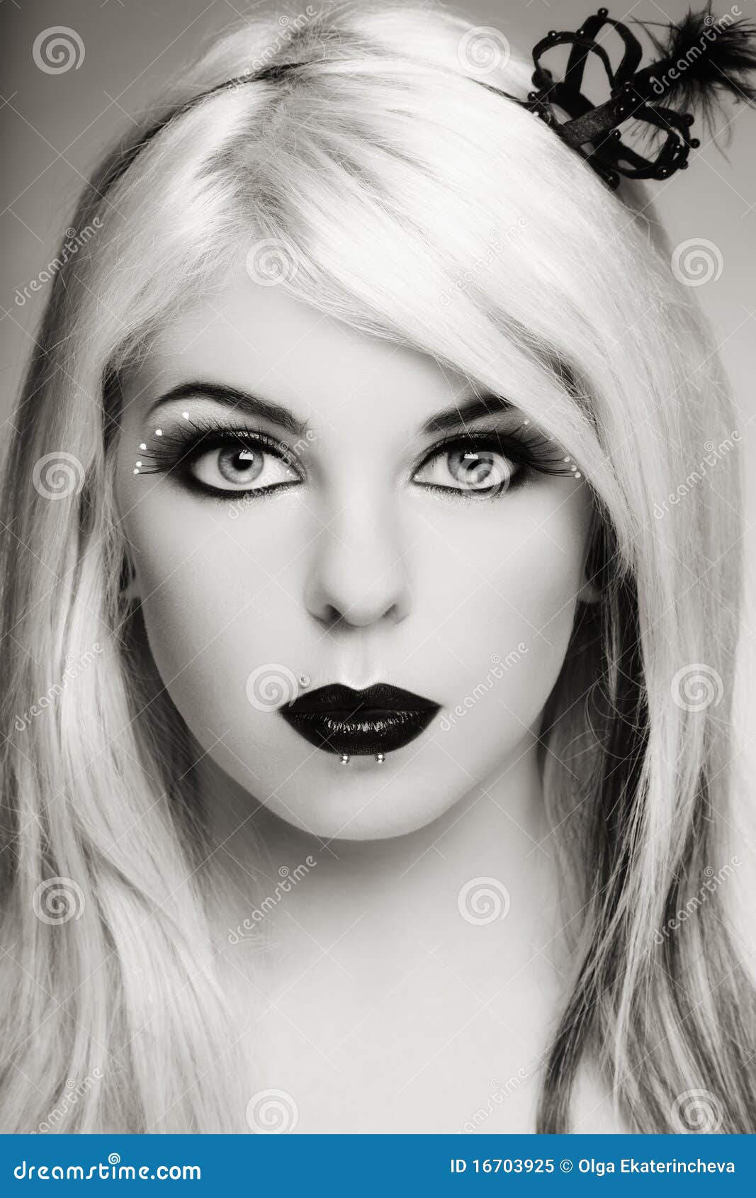 Gothic princess stock image. Image of allure, female - 16703925