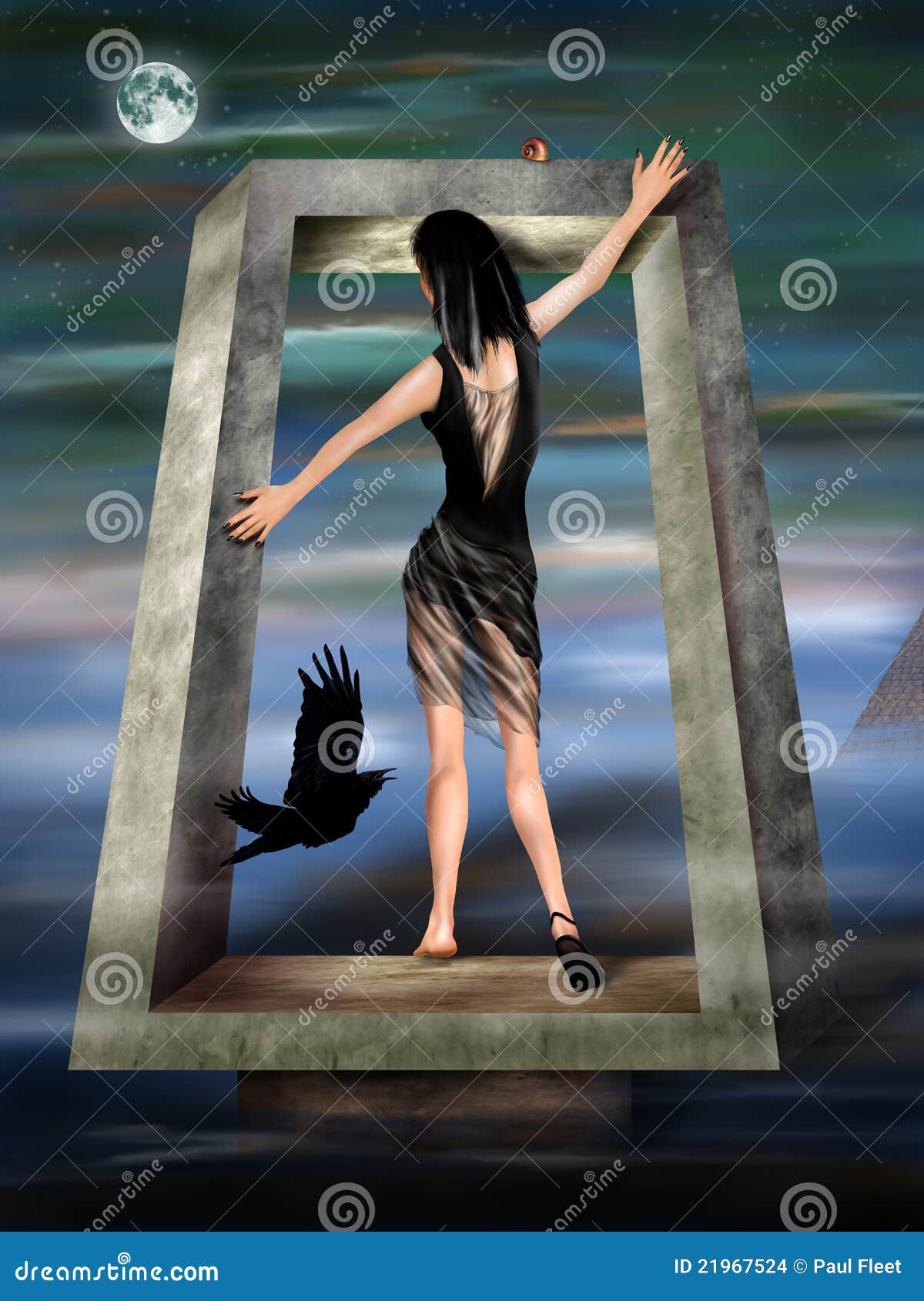 Siren - Surreal Artwork Royalty-Free Stock Image | CartoonDealer.com ...