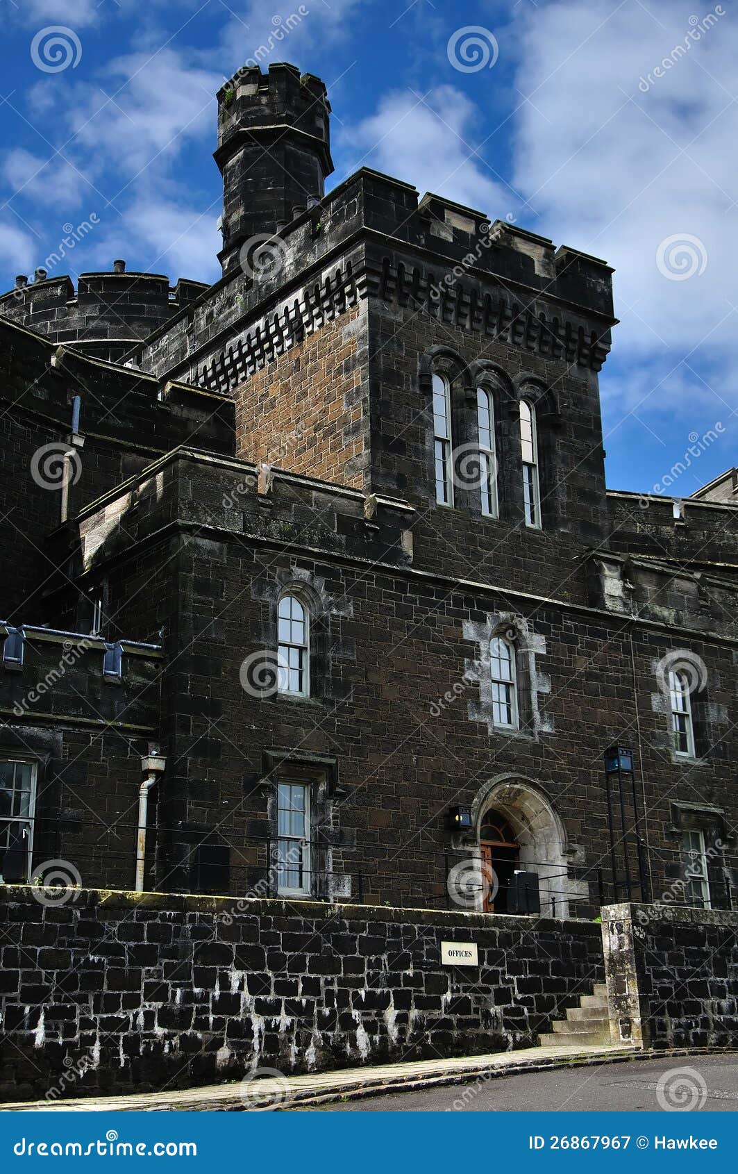 Gothic prison in stirling stock image. Image of celtic - 26867967