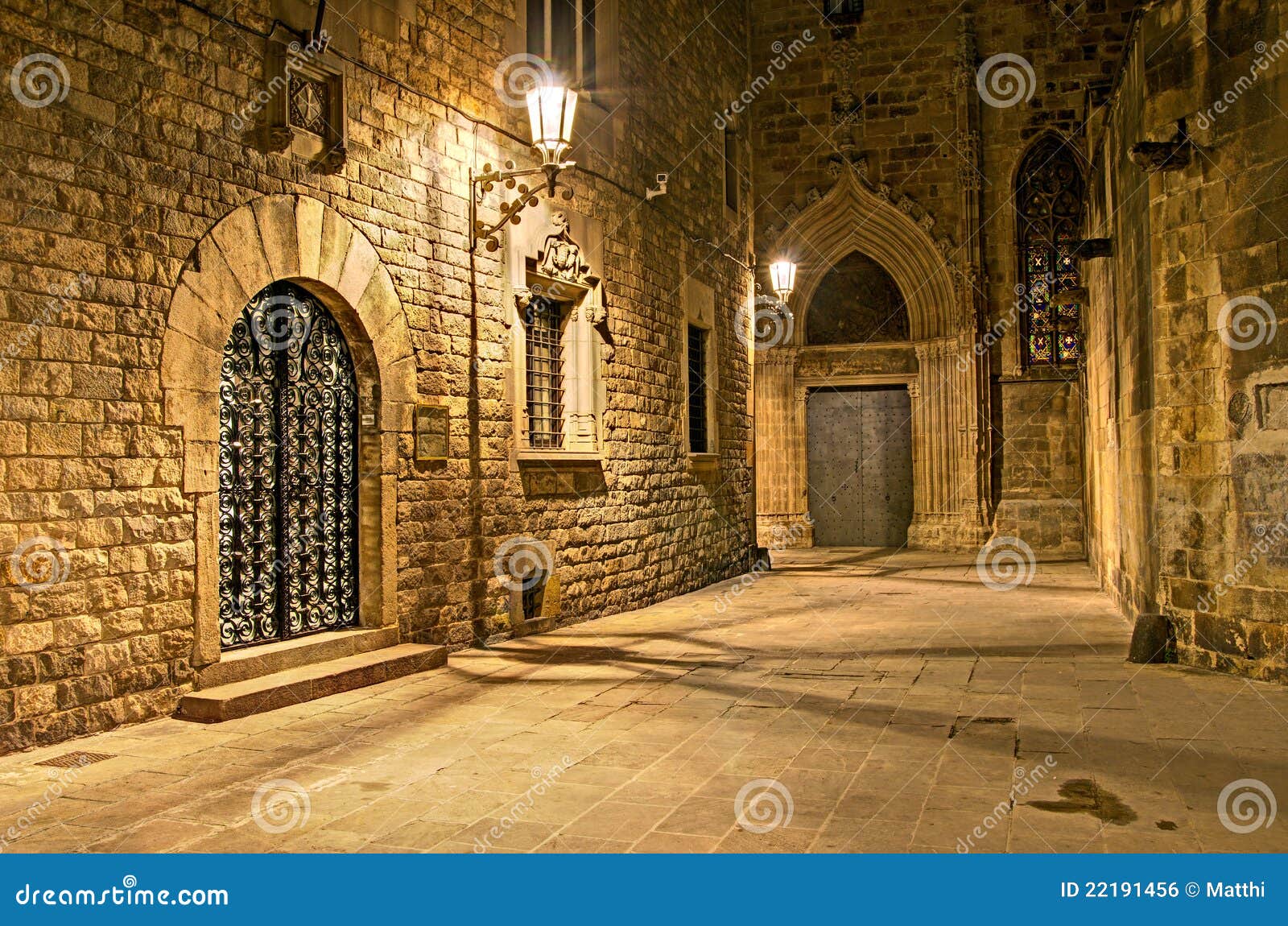 Gothic Quarter, Barcelona, Spain Stock Photo - Image of barri, quarter ...