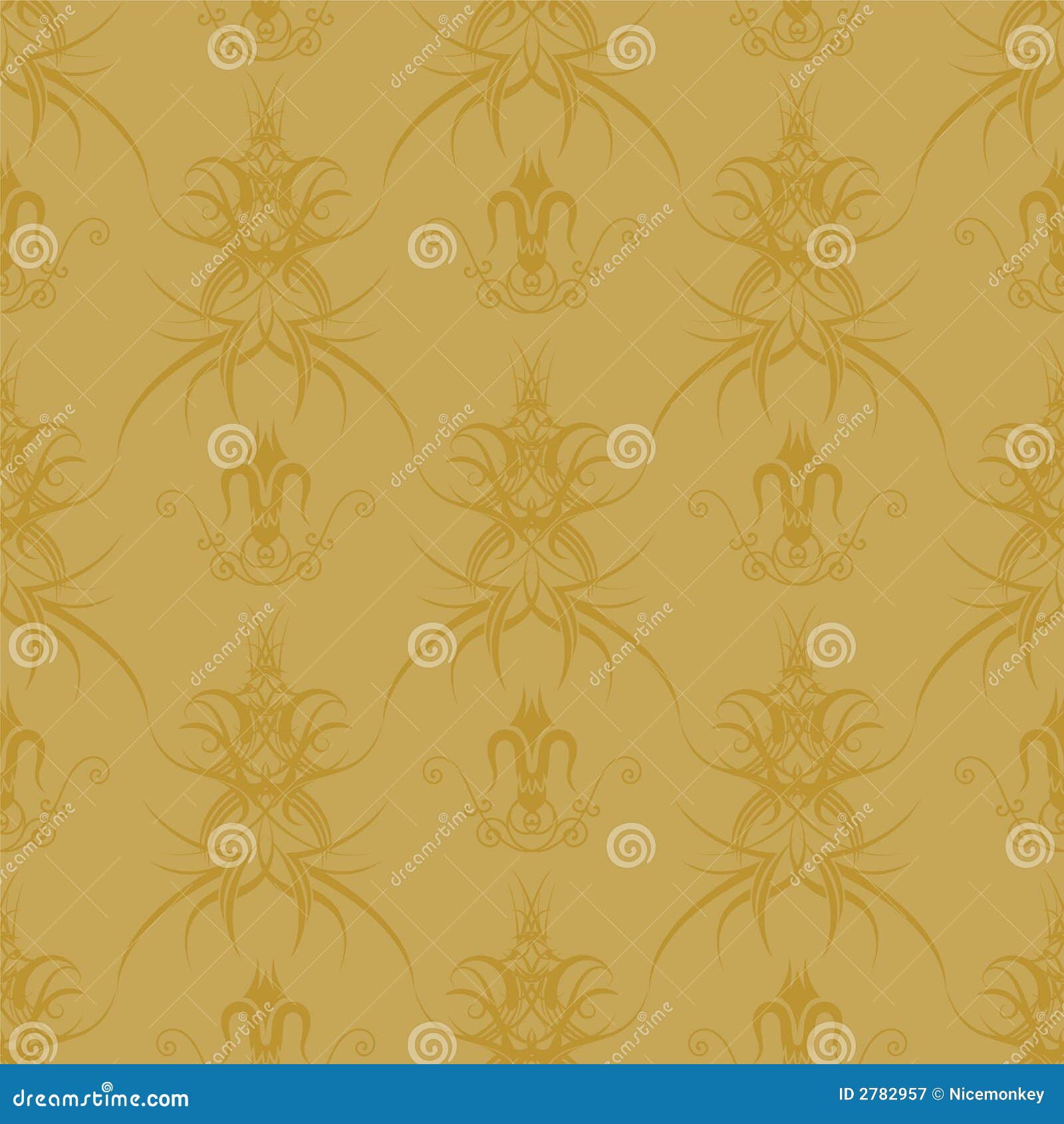 Gothic repeat gold stock vector. Illustration of antique - 2782957