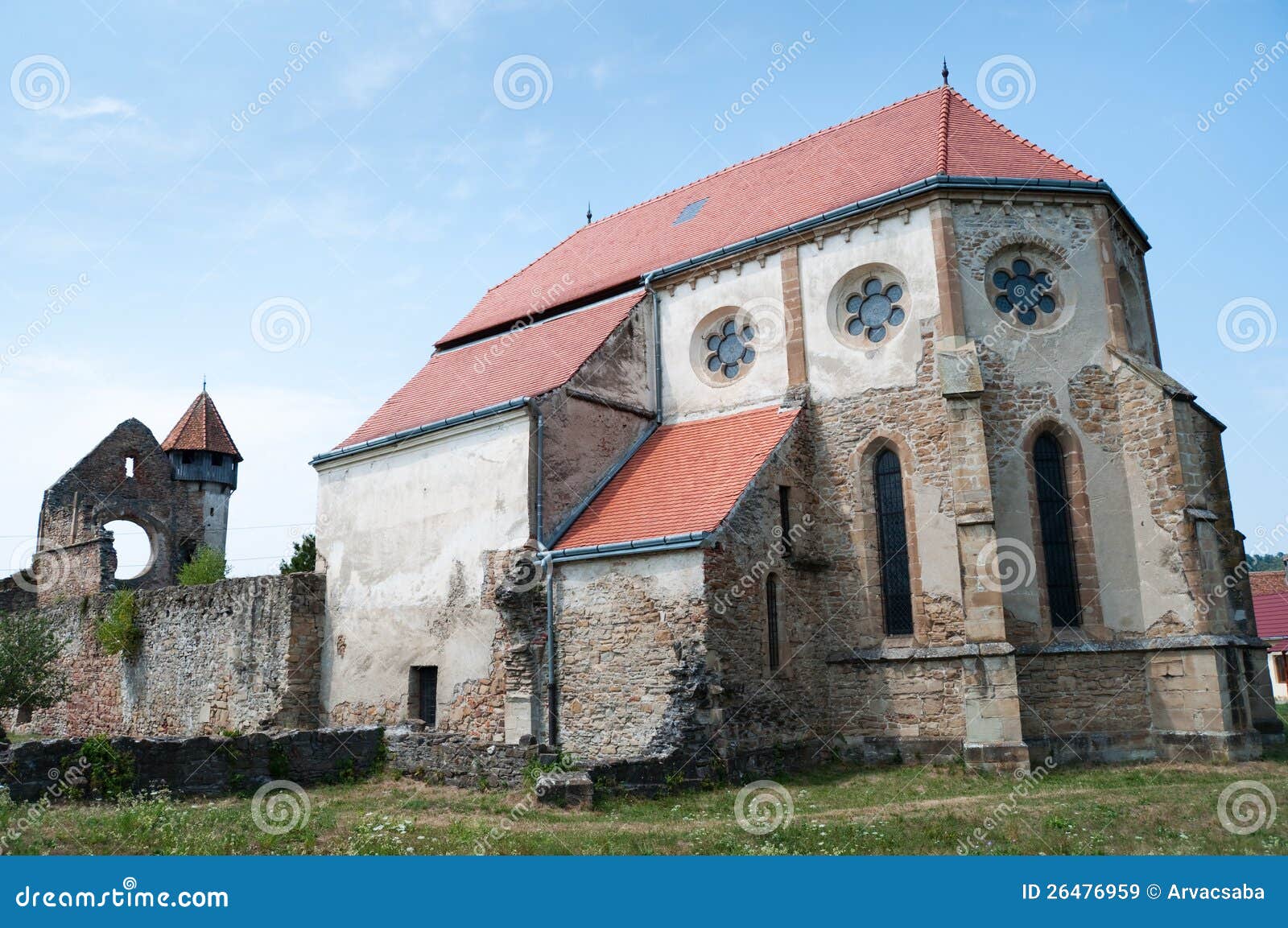 Gothic Ruins stock image. Image of medieval, tower, wall - 26476959