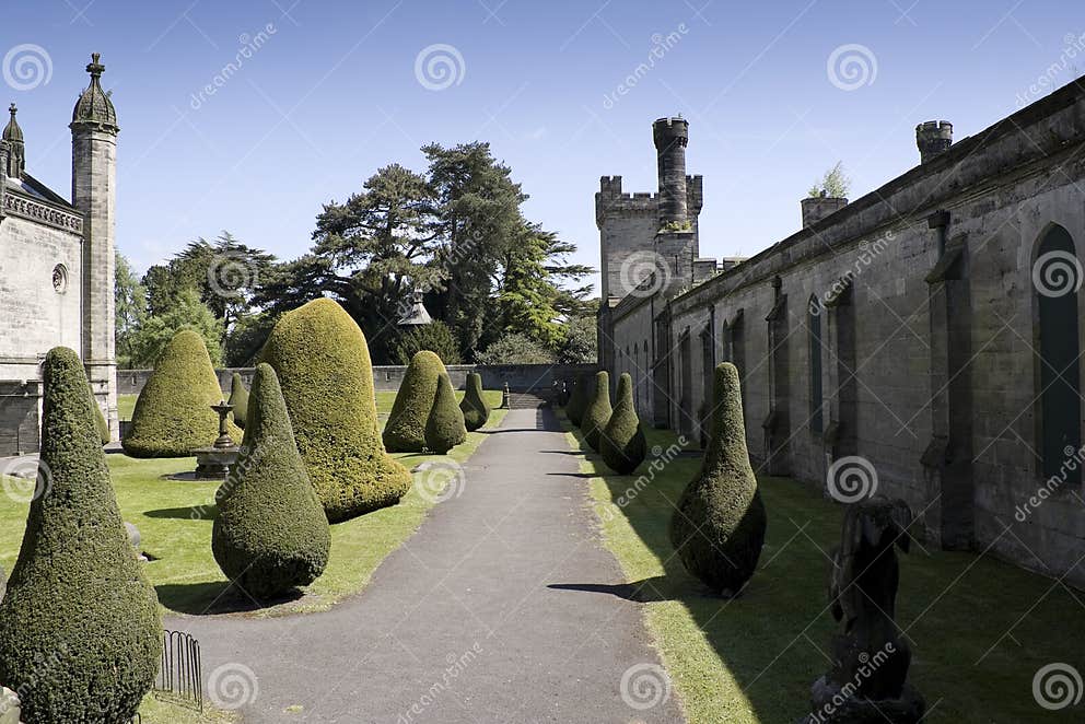 Gothic Ruins in the British Countryside Stock Photo - Image of house ...