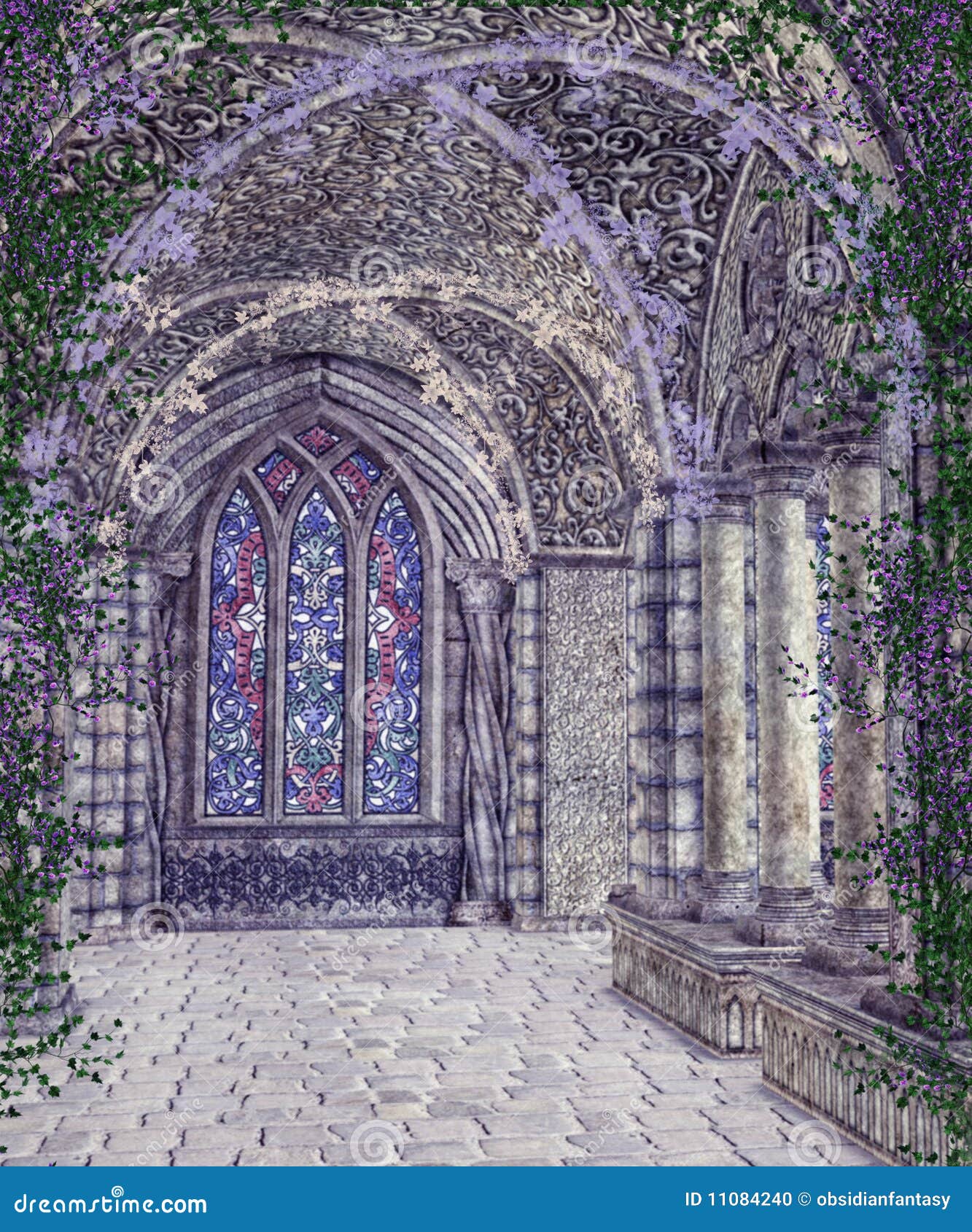 Gothic scenery 112 stock illustration. Illustration of backdrops - 11084240