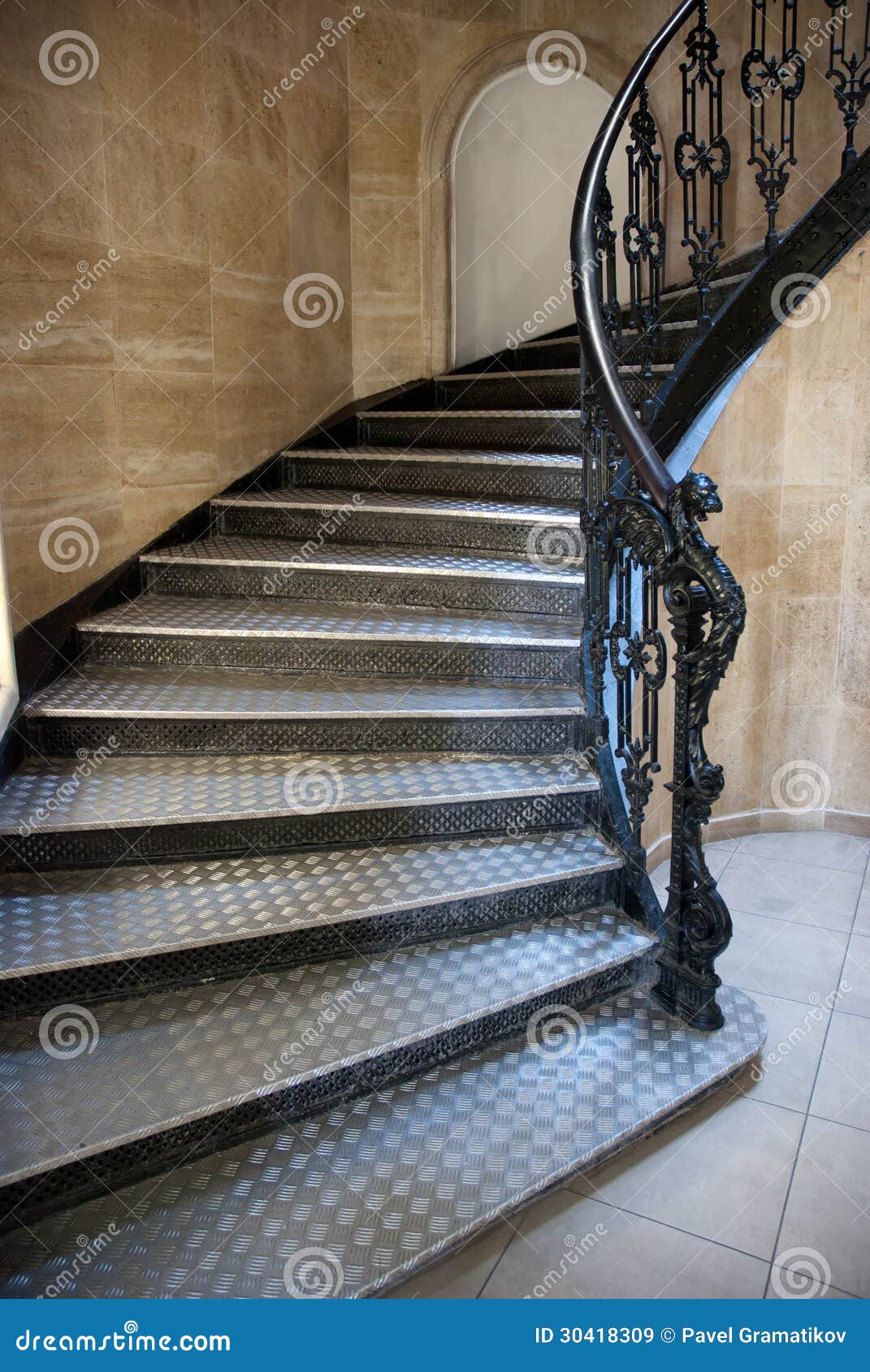 Gothic staircase stock image. Image of creepy, hall, dirty - 30418309