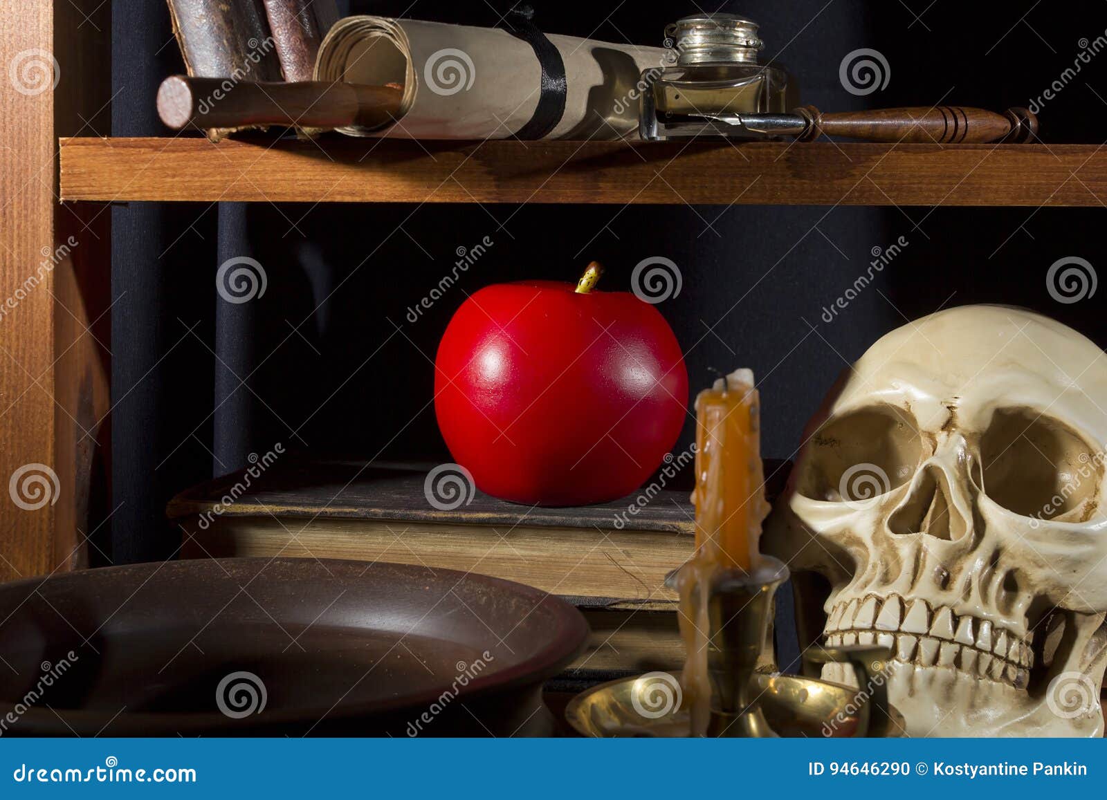 Gothic still life stock photo. Image of house, gift, copysapce - 94646290