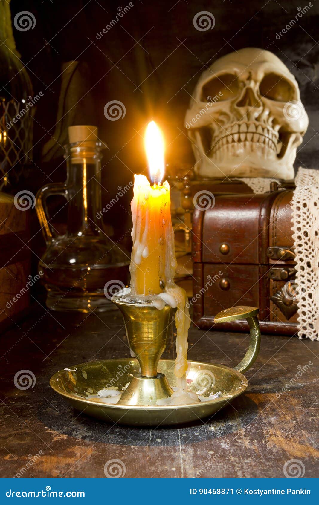 Gothic still life stock image. Image of creepy, history - 90468871