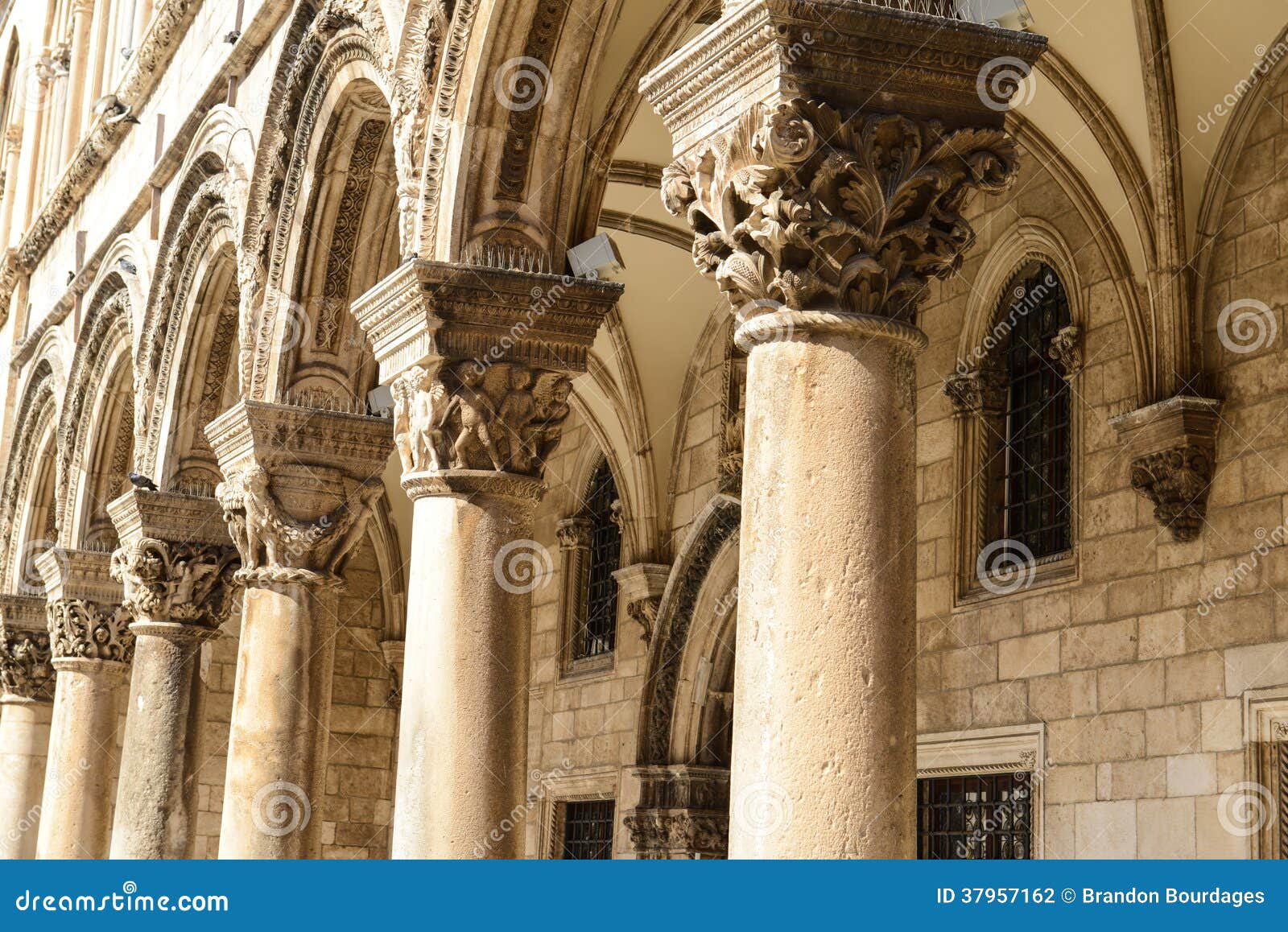 Gothic Pillars Library