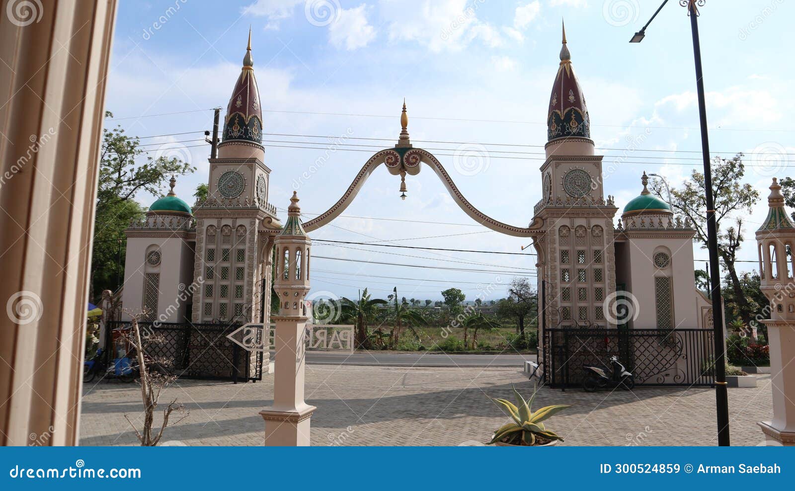 Gothic Style Building. Beautiful White Building. Exotic Building ...