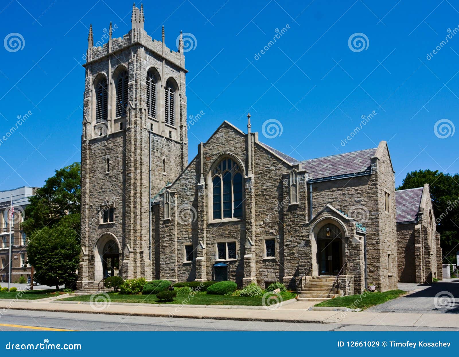 Gothic style church stock image. Image of window, gothic - 12661029