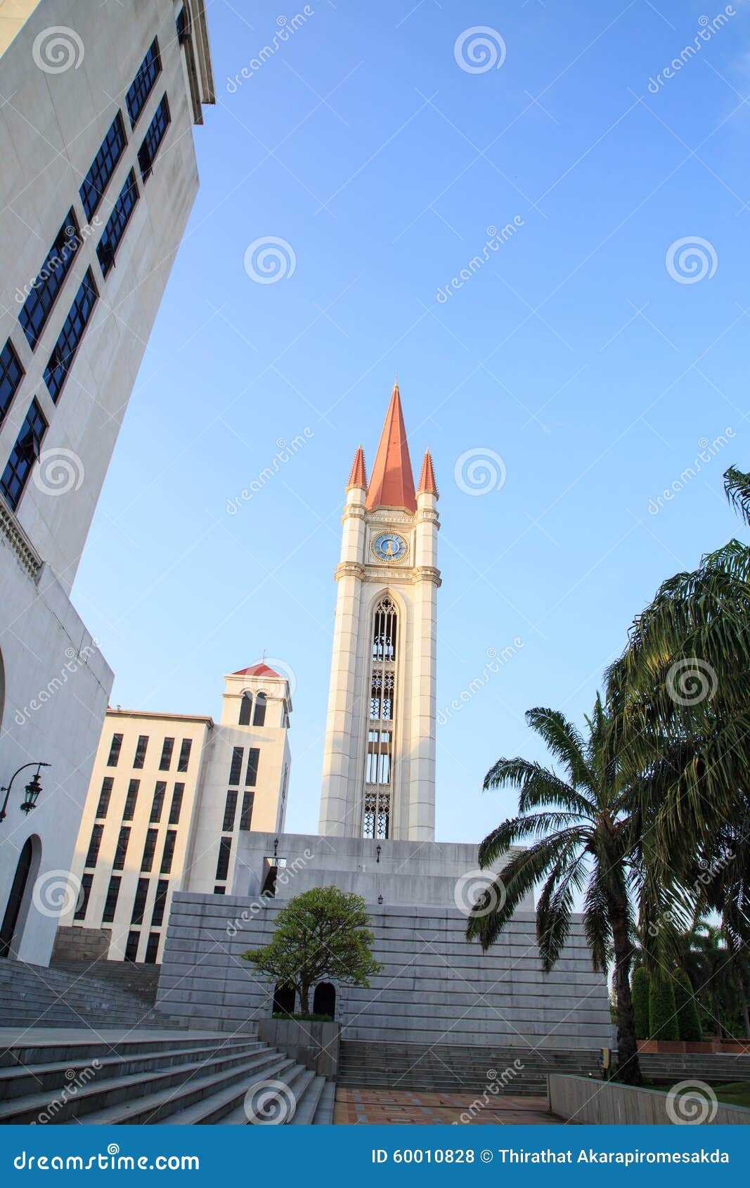 Gothic style clock tower stock photo. Image of clock - 60010828
