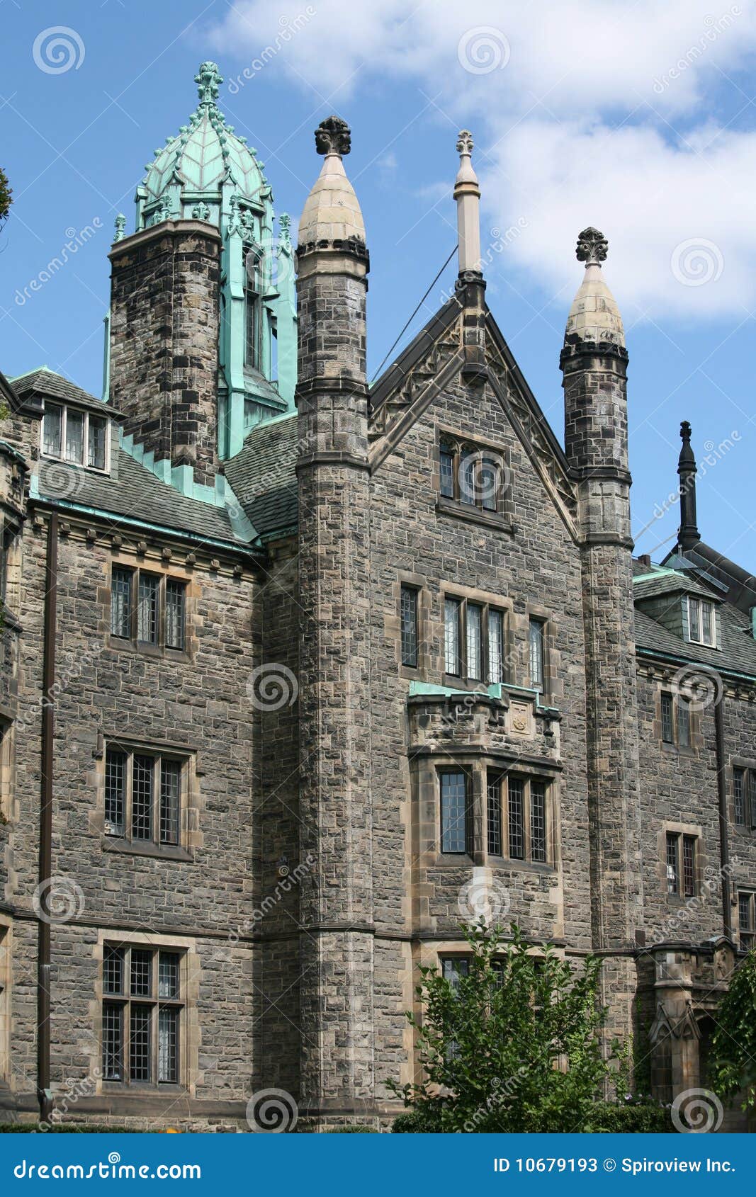 Gothic Style College Building Stock Image - Image of university ...