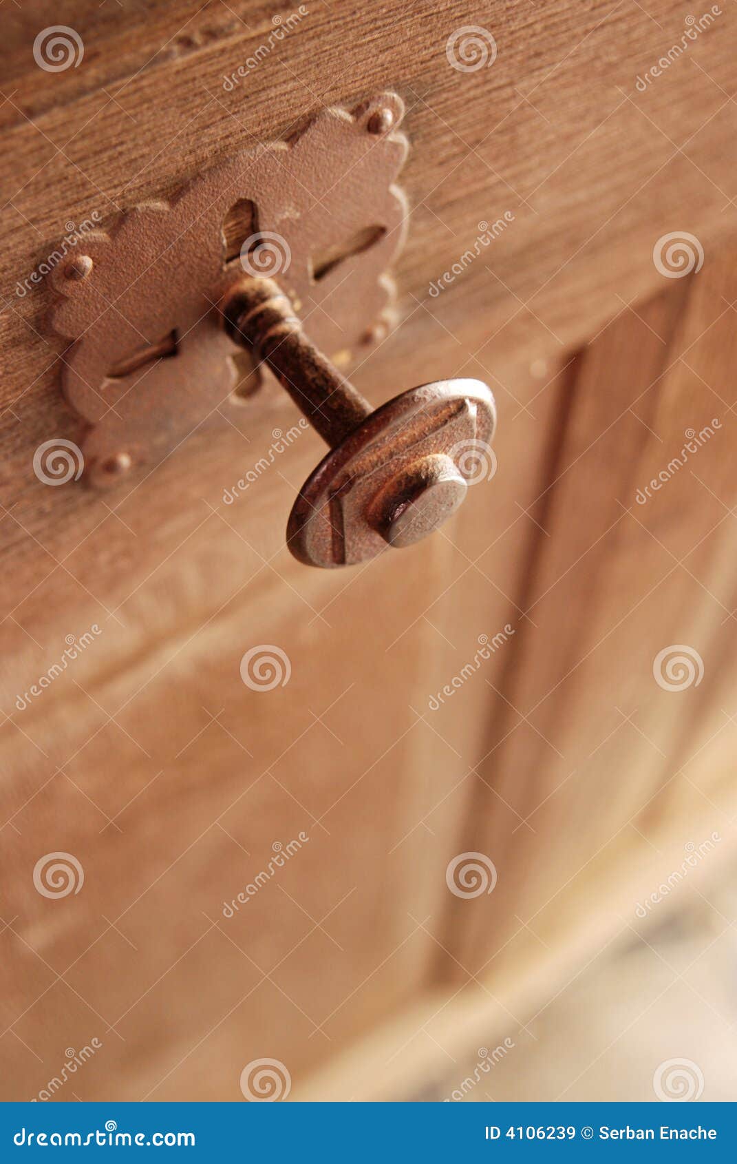 Gothic style door knob stock image. Image of vertical - 4106239