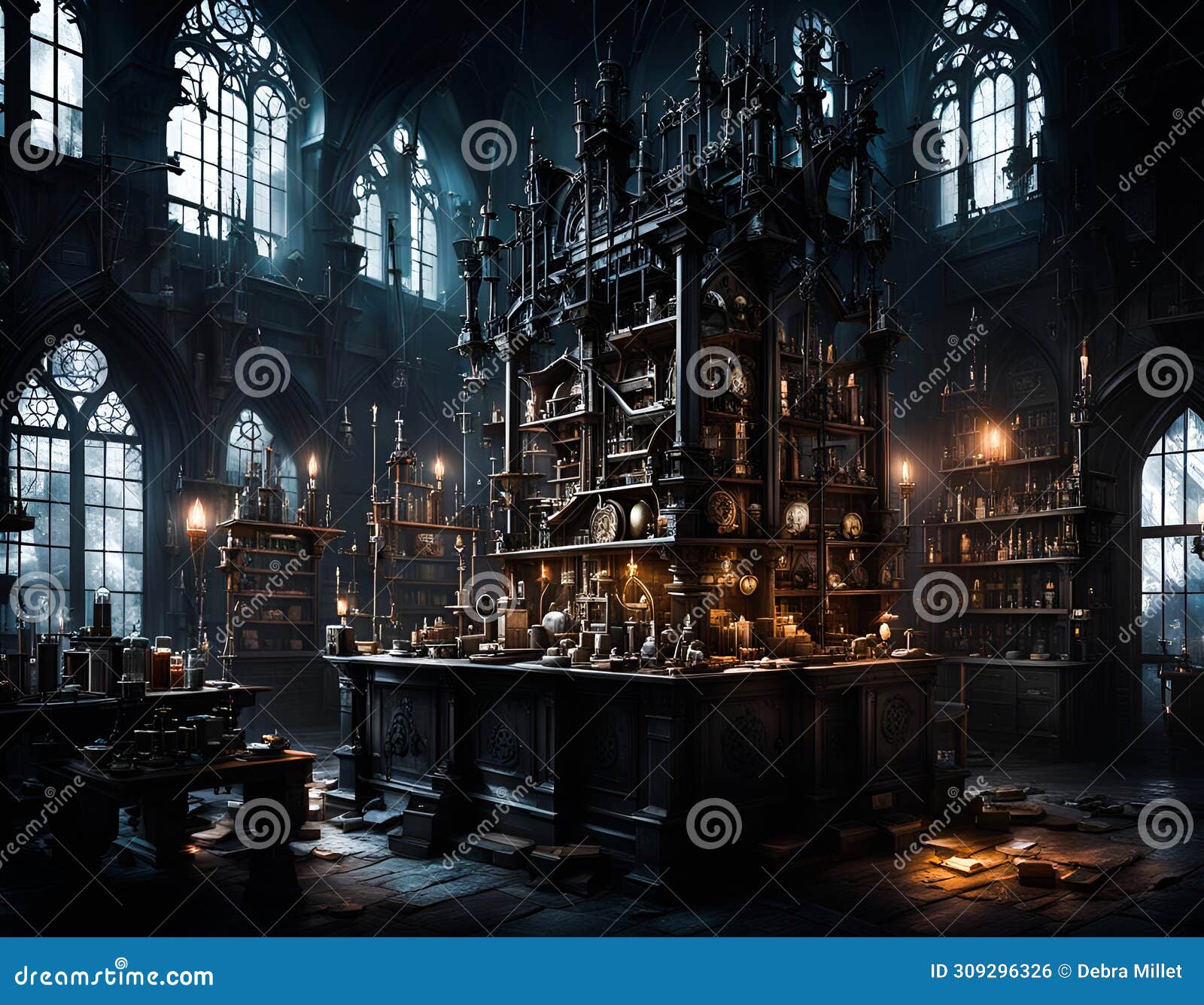 Alchemist Gothic Font Vector Illustration | CartoonDealer.com #70846116