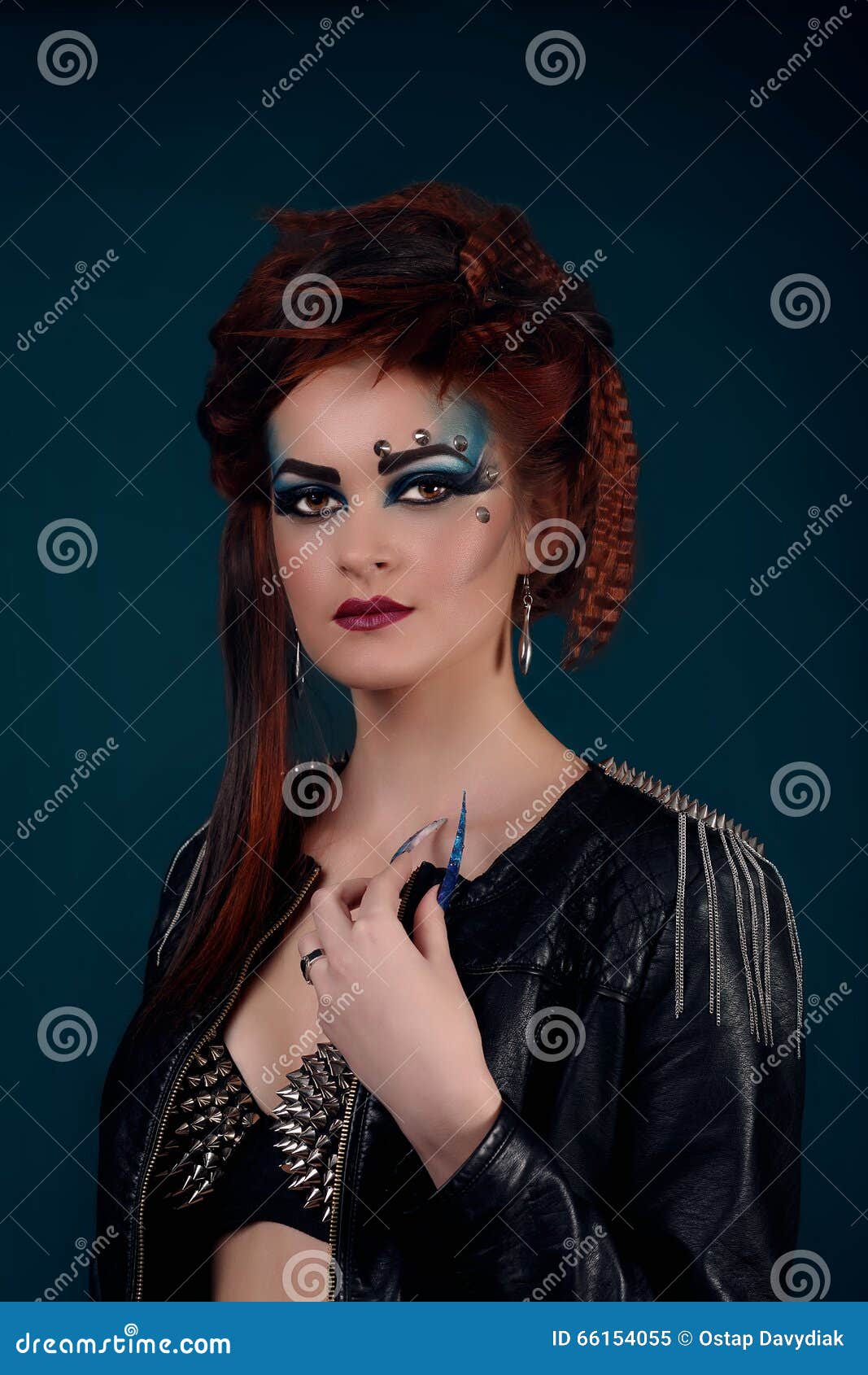 Gothic Style Shot of a Woman with Claws Stock Image - Image of girl ...