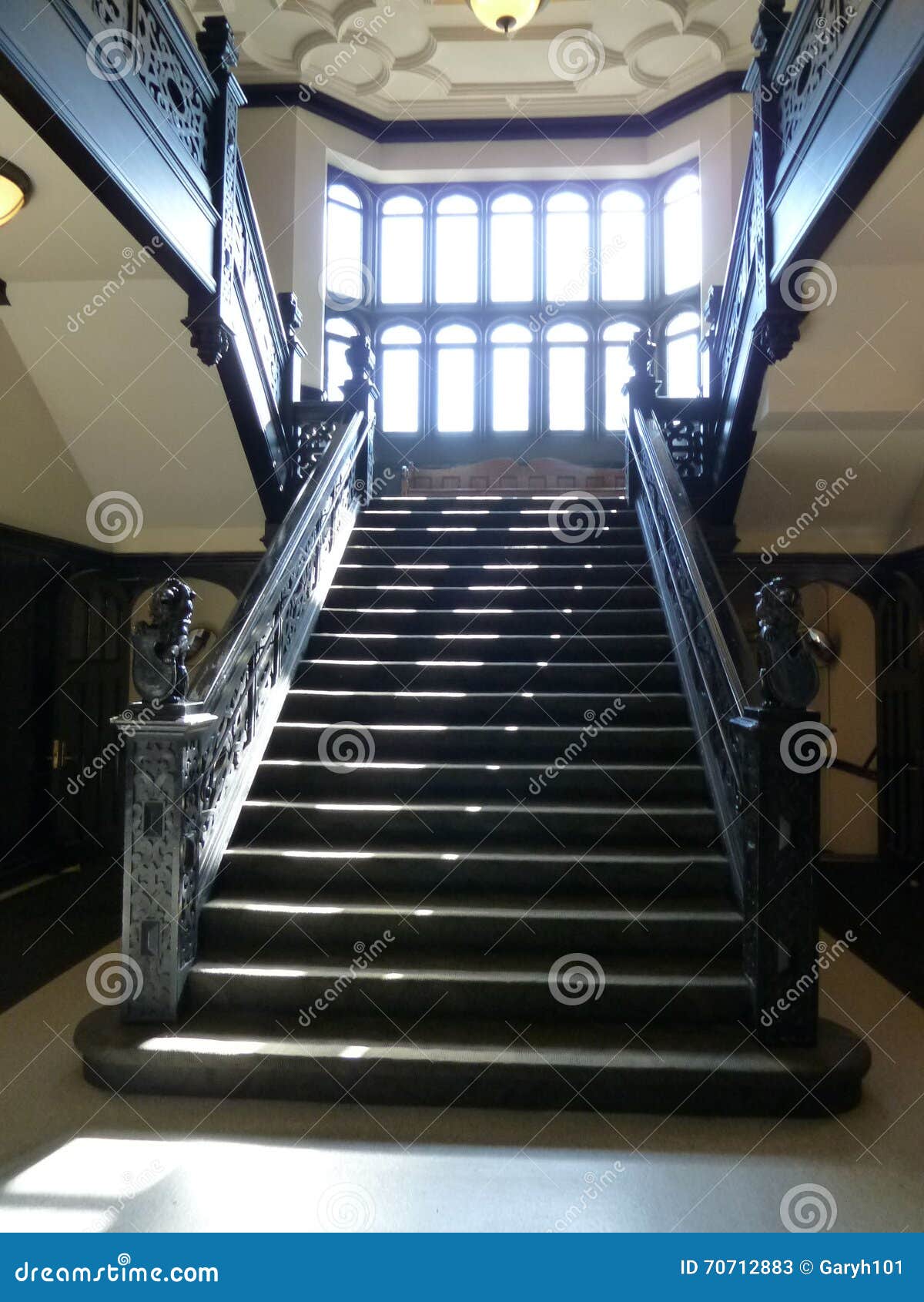 Gothic Style Staircase stock image. Image of classical - 70712883