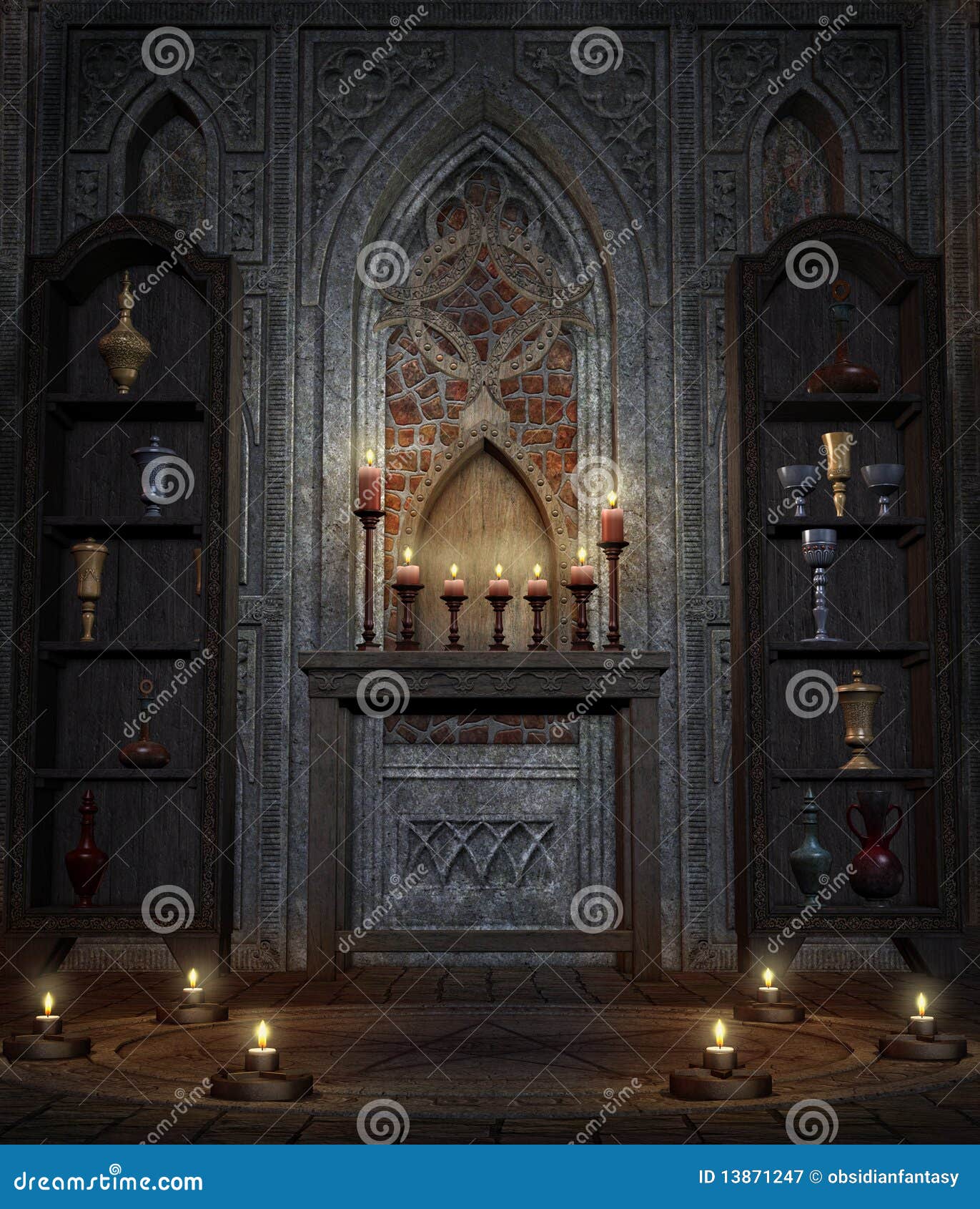 Gothic Temple 6 Stock Image | CartoonDealer.com #13871305