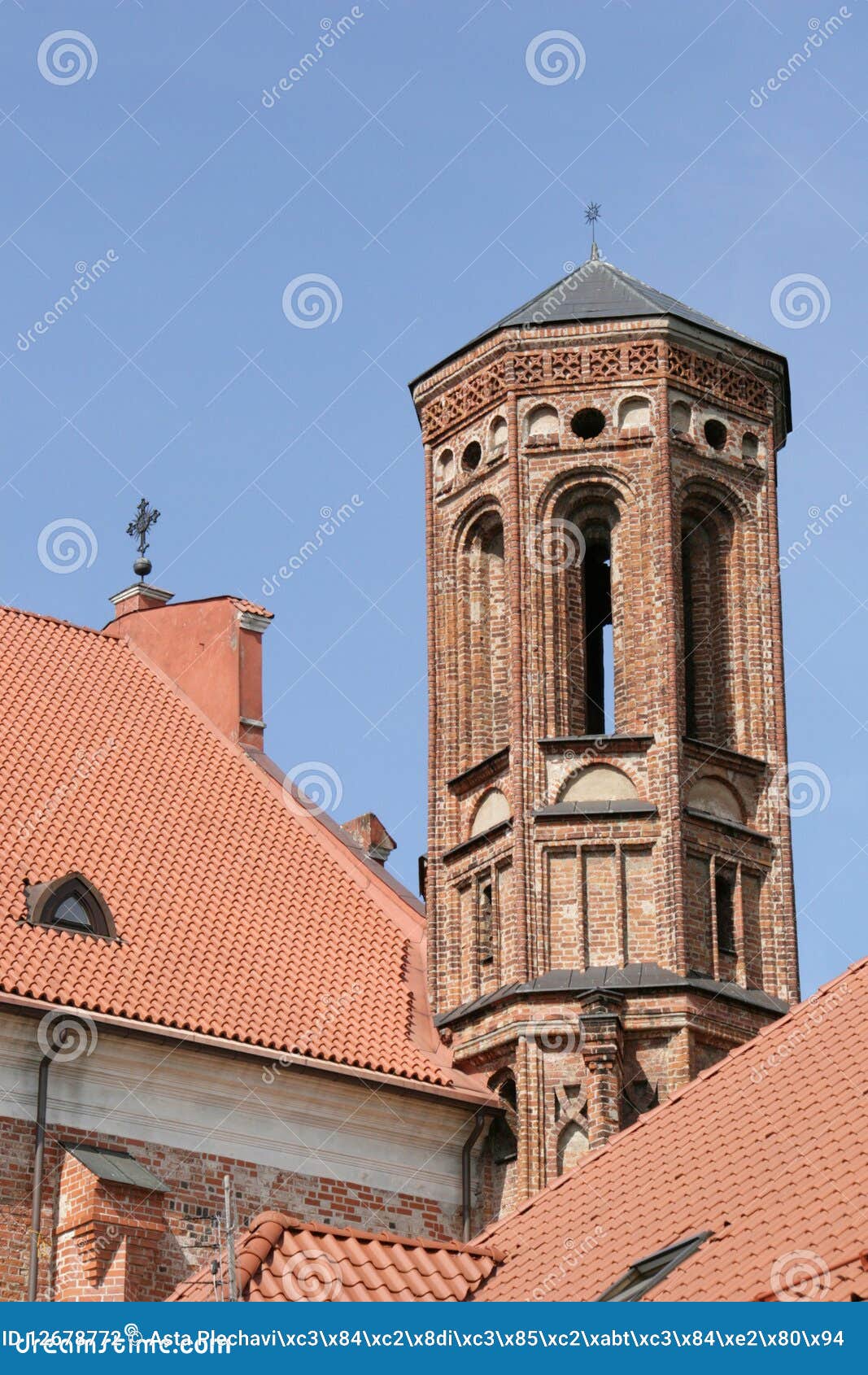Gothic tower stock photo. Image of arch, bernardine, religion - 12678772