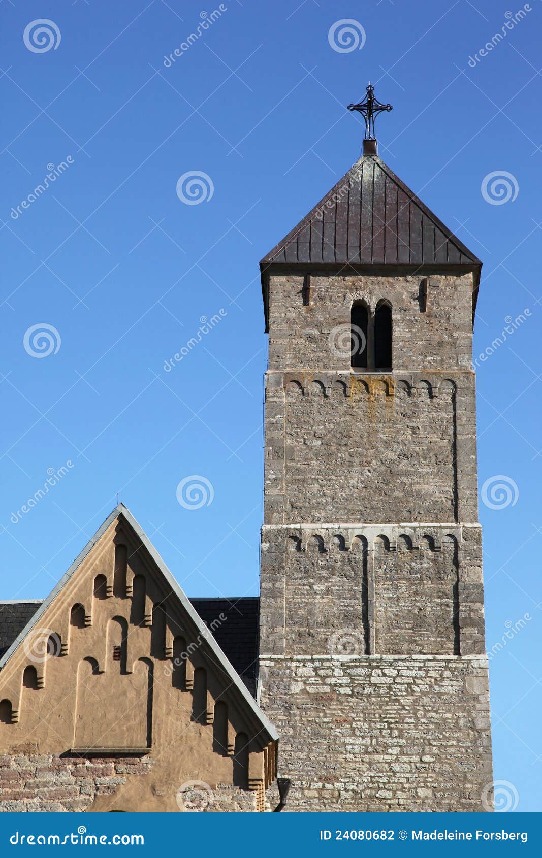 Gothic Tower stock photo. Image of portal, heda, romanesque - 24080682