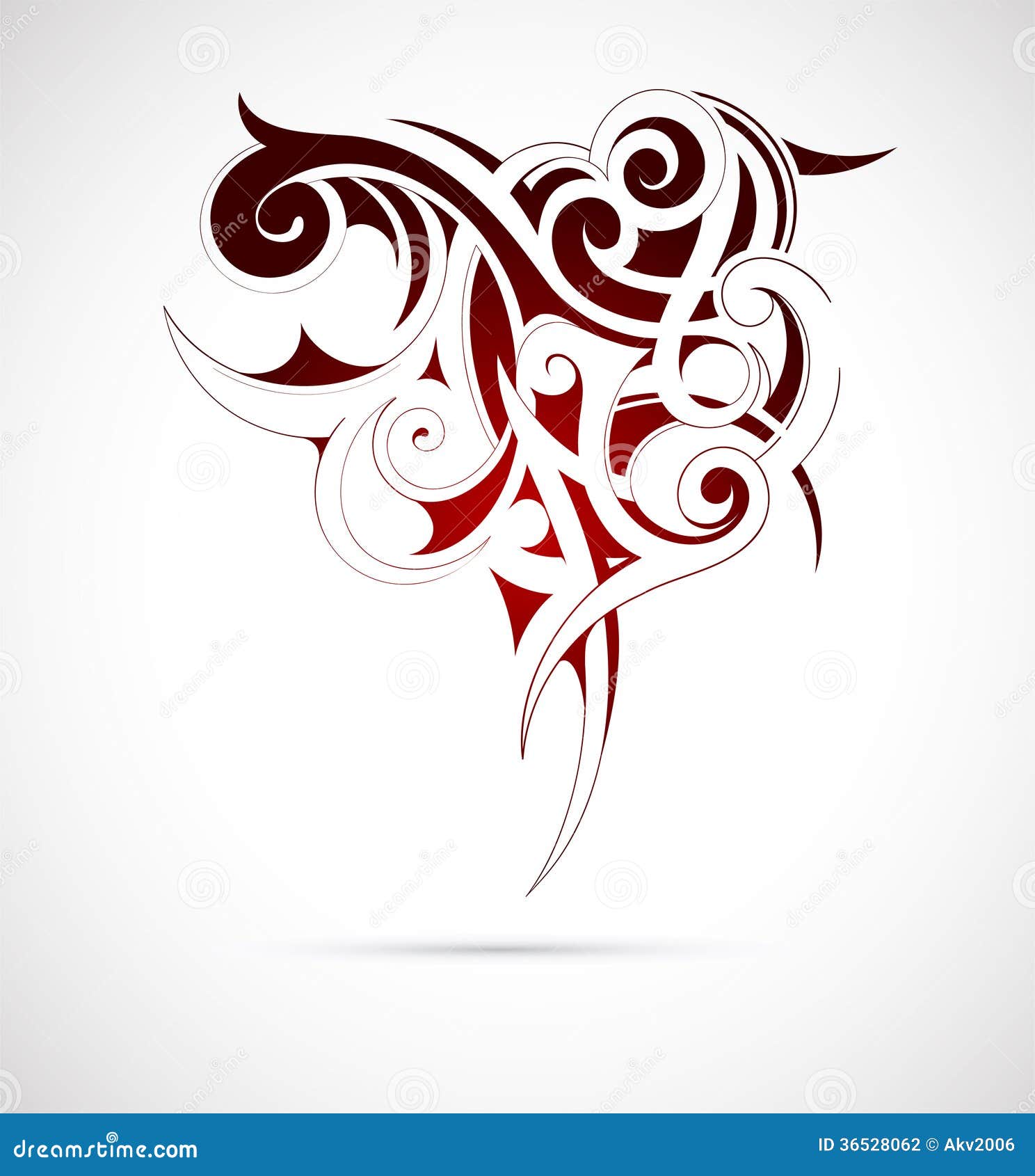 Gothic tribal art stock illustration. Illustration of detail - 36528062