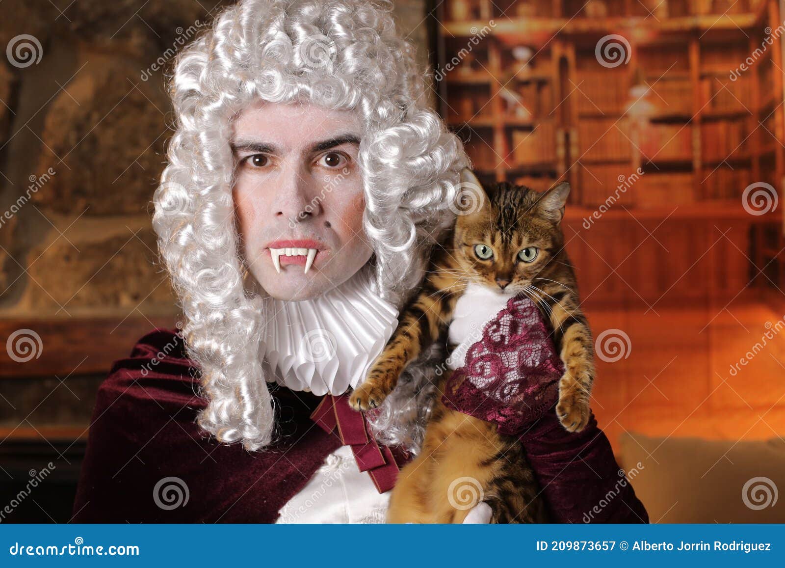 Gothic Vampire Showing Scary Fangs Stock Image - Image of carnival ...