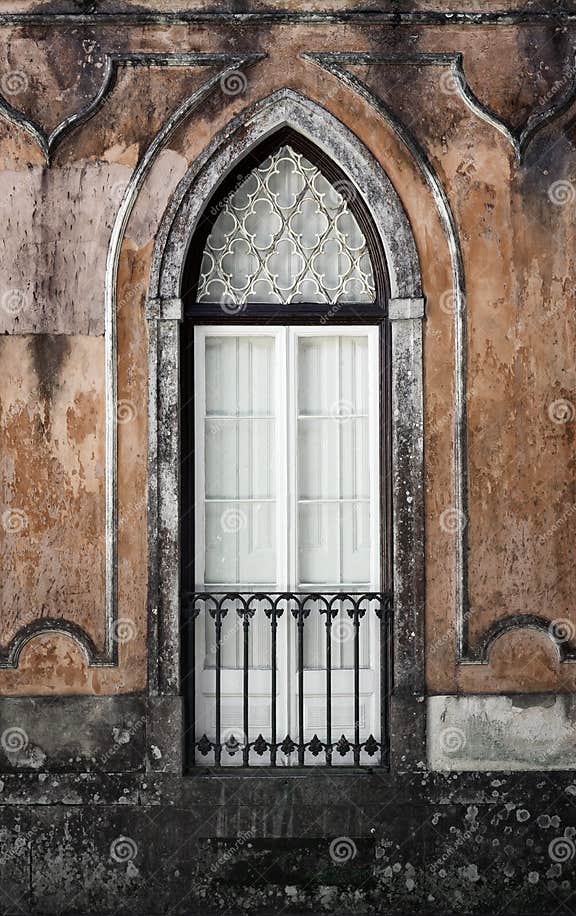 Gothic Window stock image. Image of grunge, design, palace - 23687703