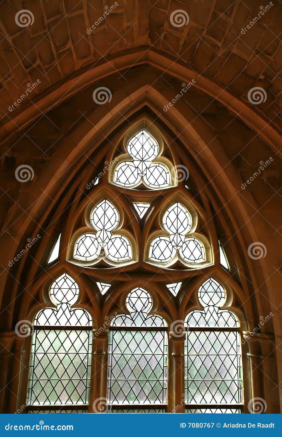 Gothic window stock image. Image of church, building, dame - 7080767