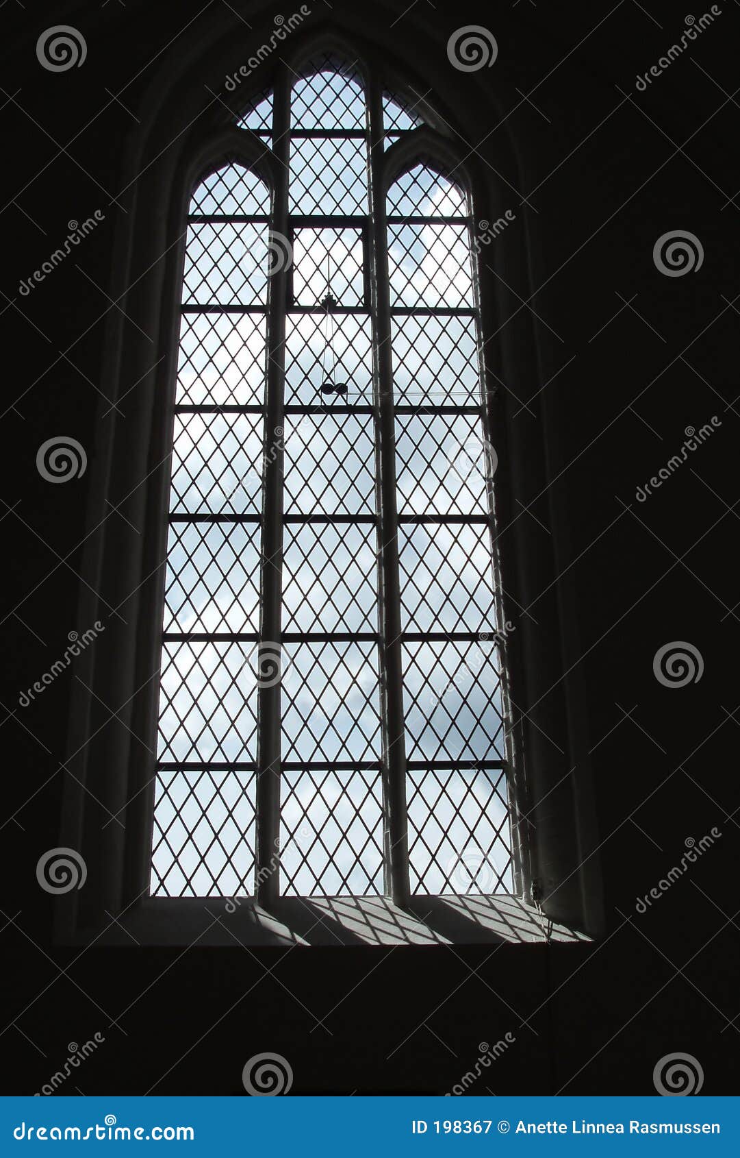 Gothic Window with Stained Glass Stock Image - Image of ceiling, mosaic ...