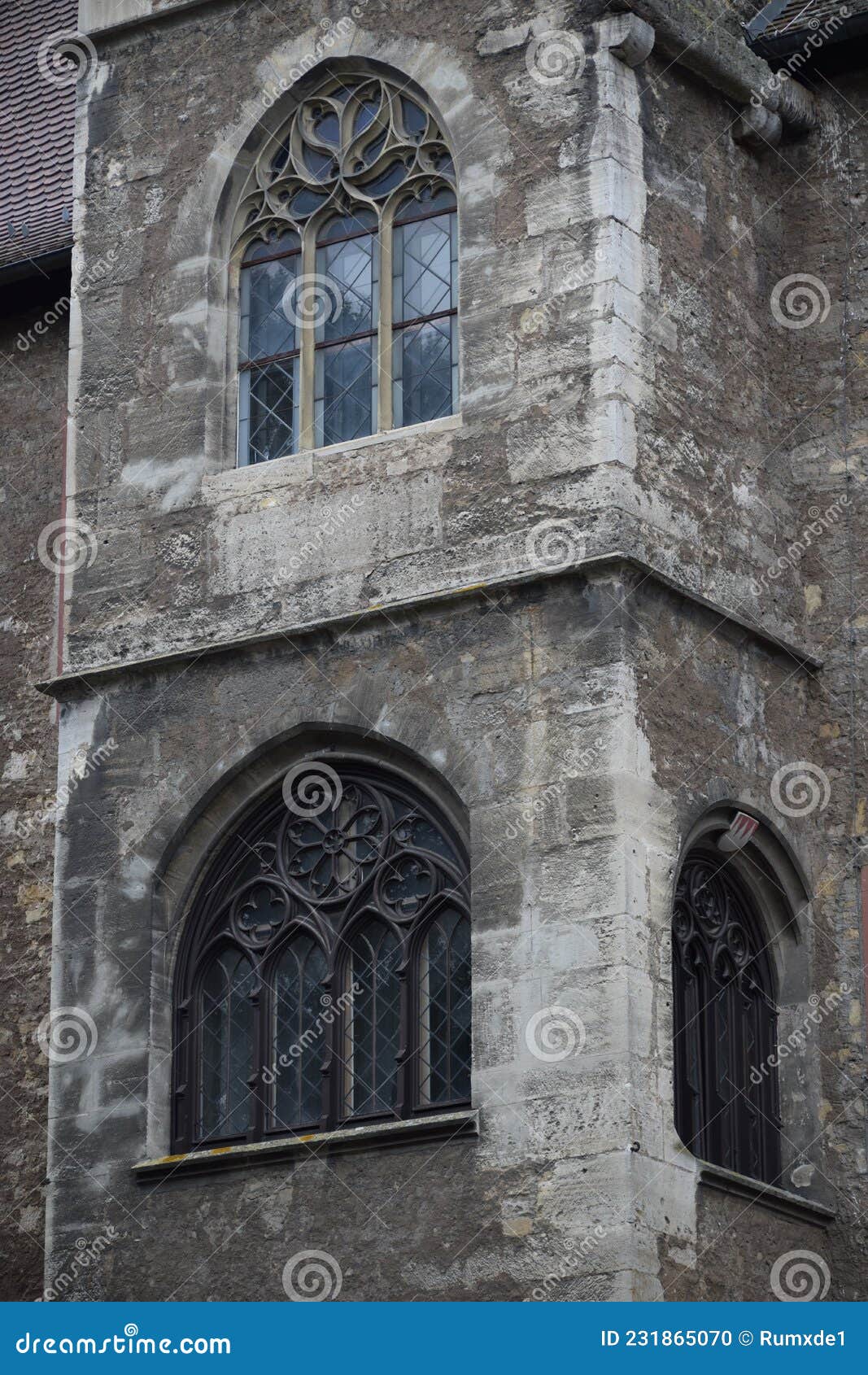 Gothic Windows At Castle Royalty-Free Stock Photography | CartoonDealer ...