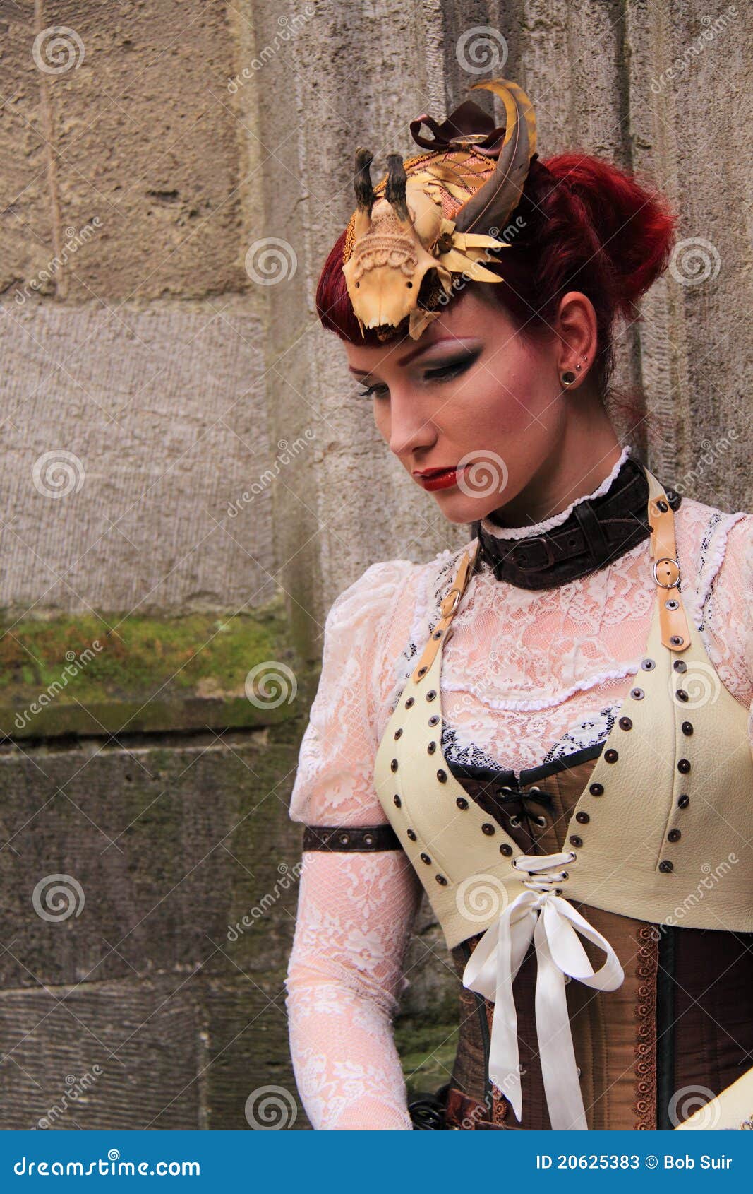 Gothic woman vintage style editorial stock photo. Image of netherlands ...